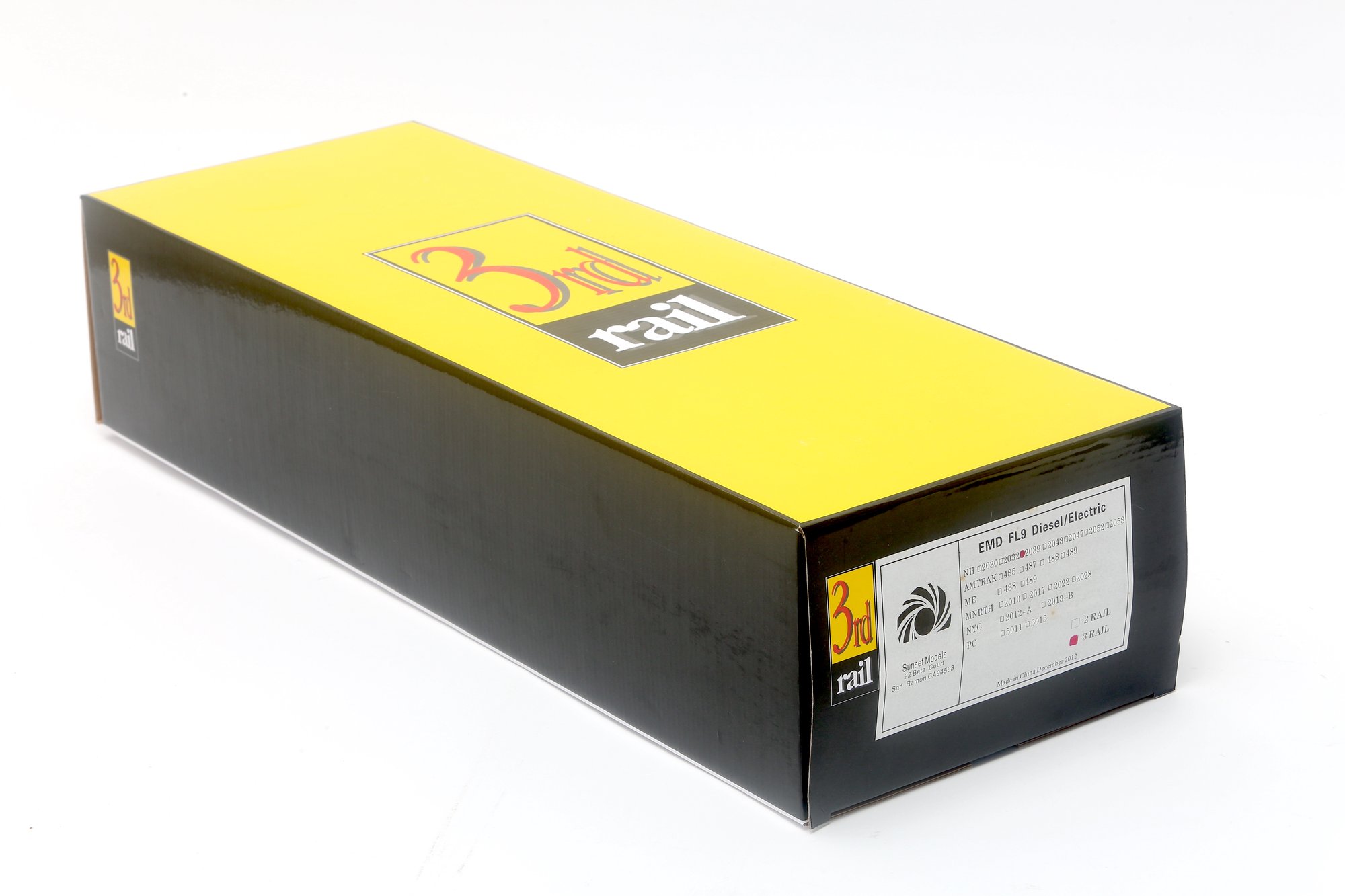 Sunset Model 3rd Rail EMD FL9 Diesel/electric 2039 #139657 ...