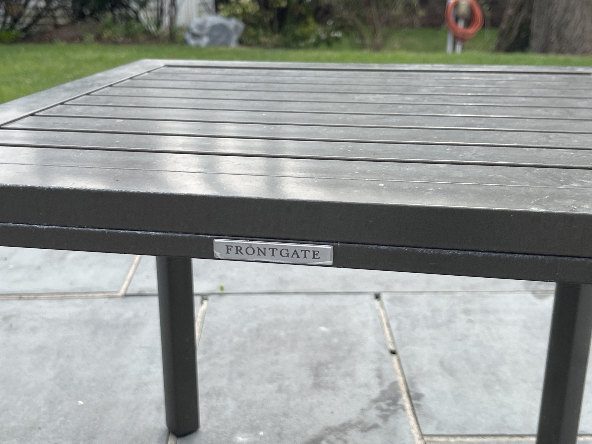 Pair Of Outdoor Side Tables By Frontgate #157348 | Auctionninja.com