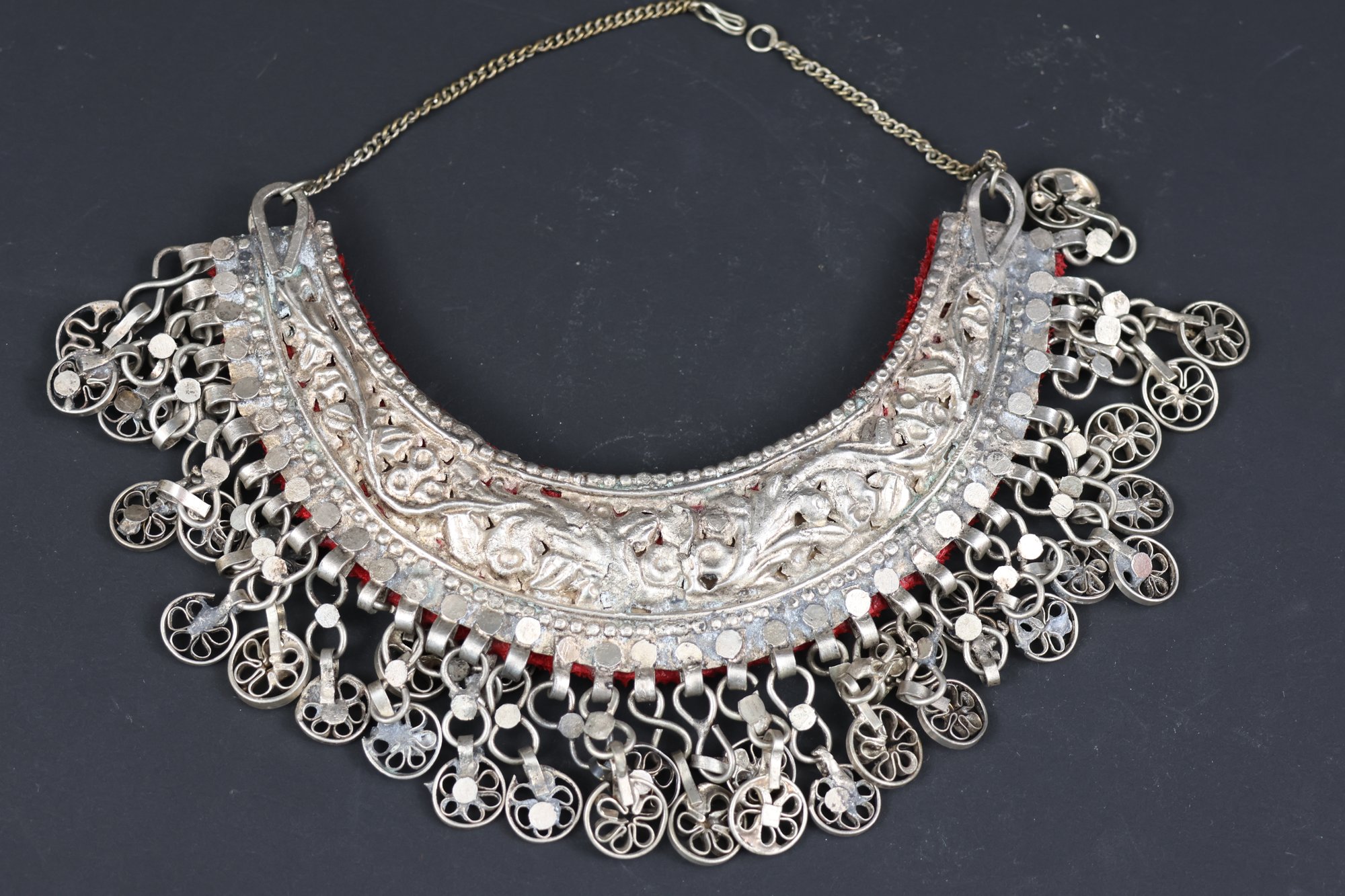 Antique Half Moon Hanging Necklace #143541 | Auctionninja.com