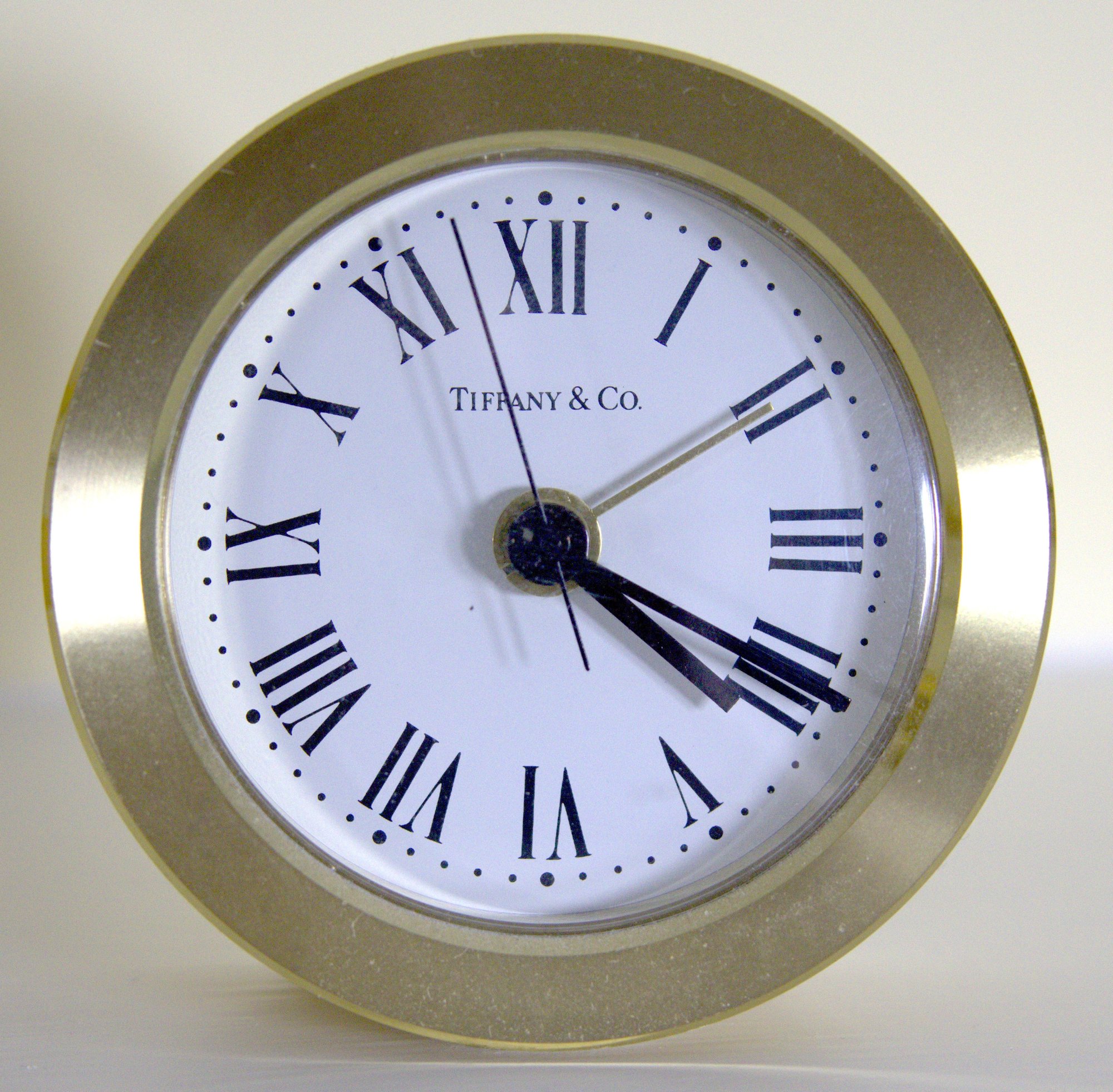Tiffany & Co. German Made Brass Alarm Clock #149696 | Auctionninja.com