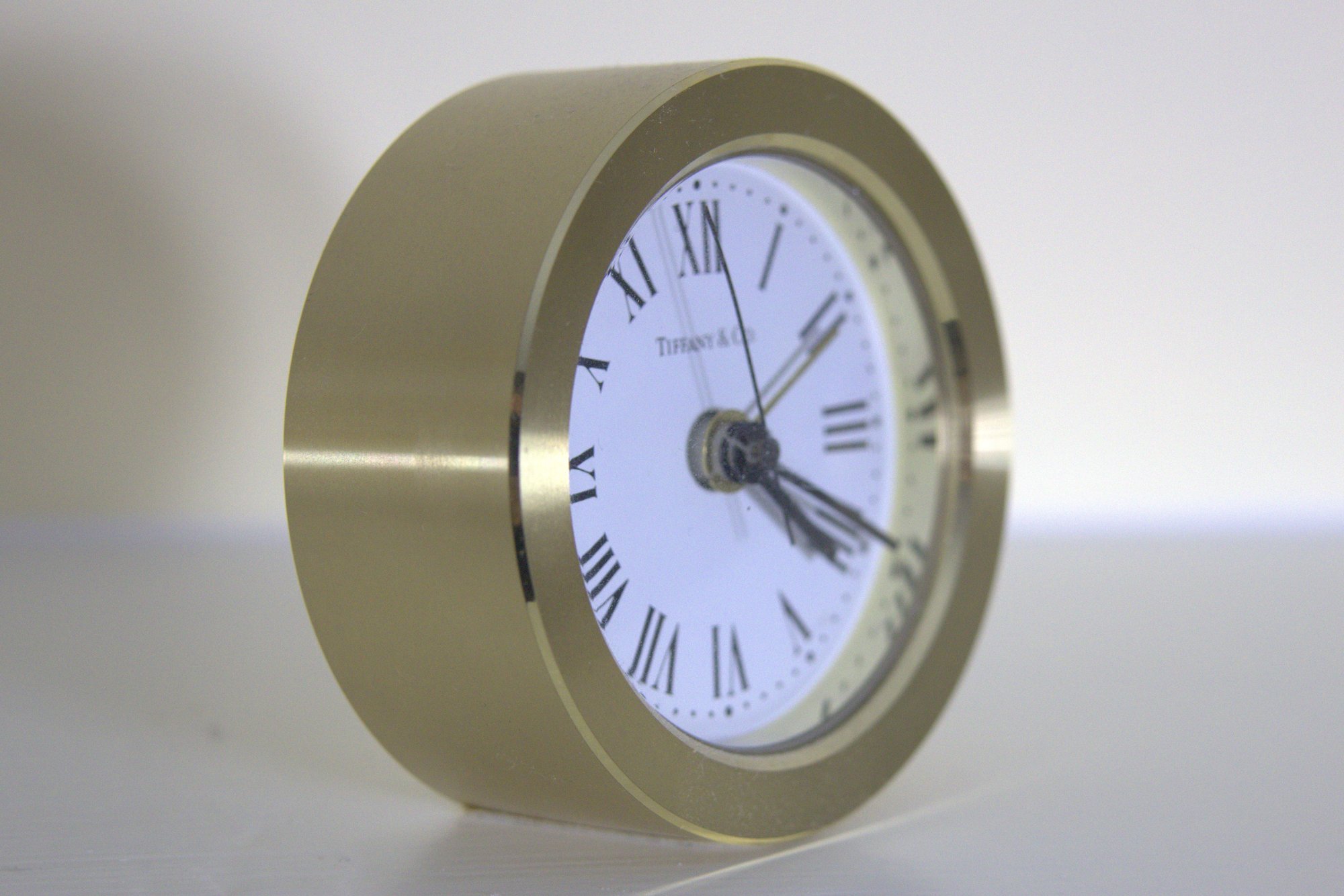 Tiffany & Co. German Made Brass Alarm Clock #149696 | Auctionninja.com
