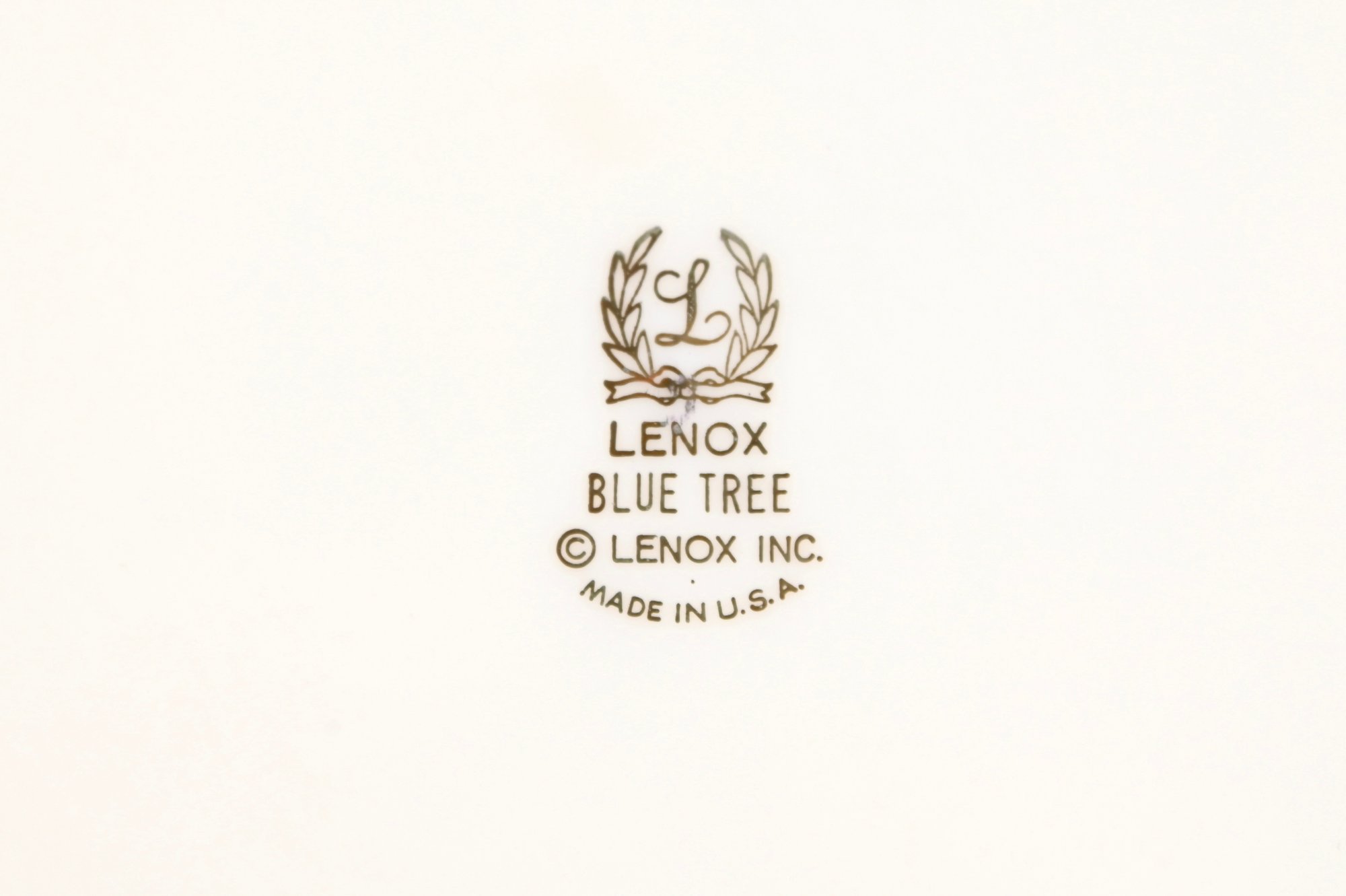 Lenox "Blue Tree" 38-Piece Fine China Dinnerware Set Made In USA ...