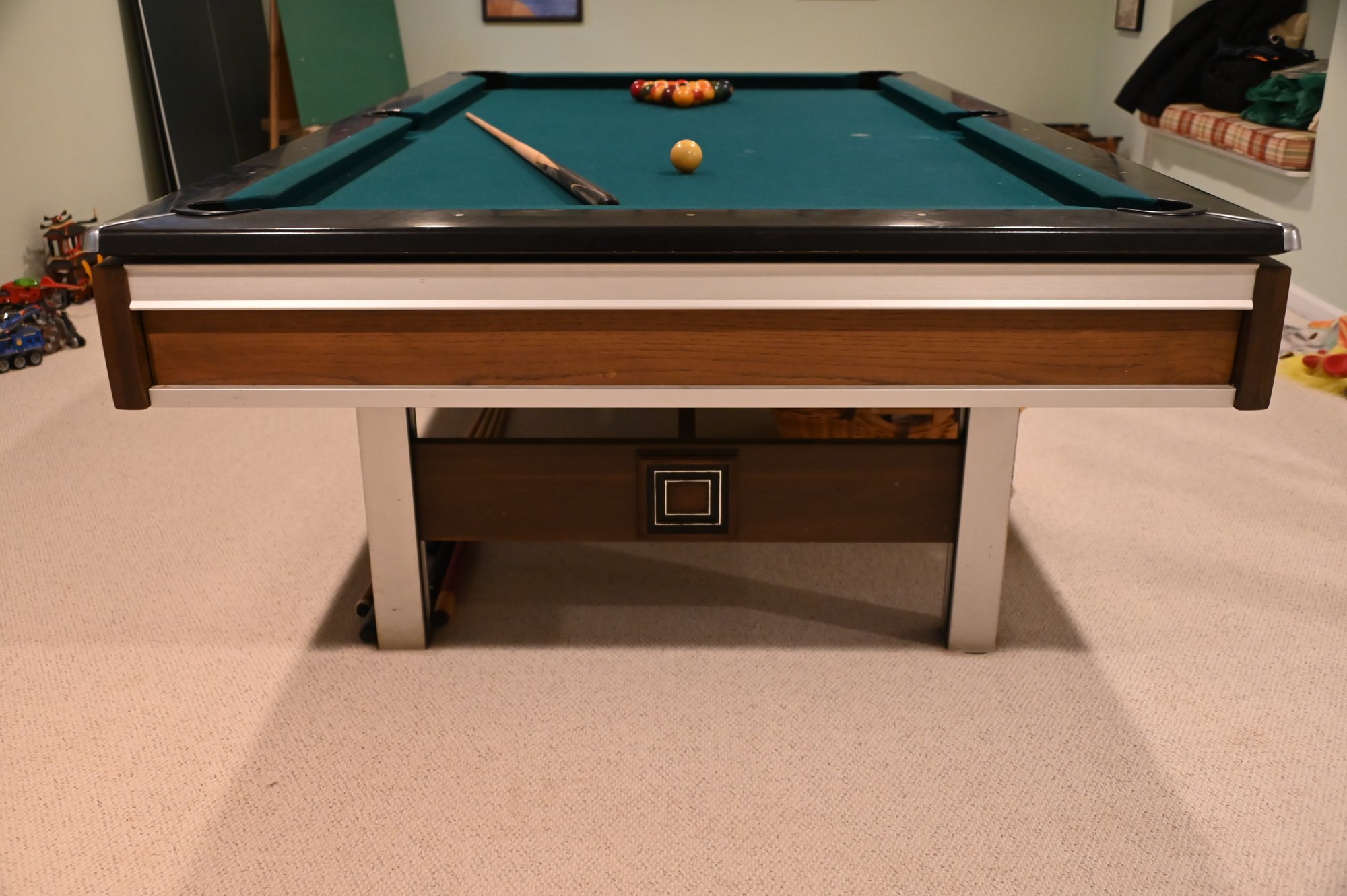 Brunswick Pool Table With Accessories And Ping-pong Table Topper ...