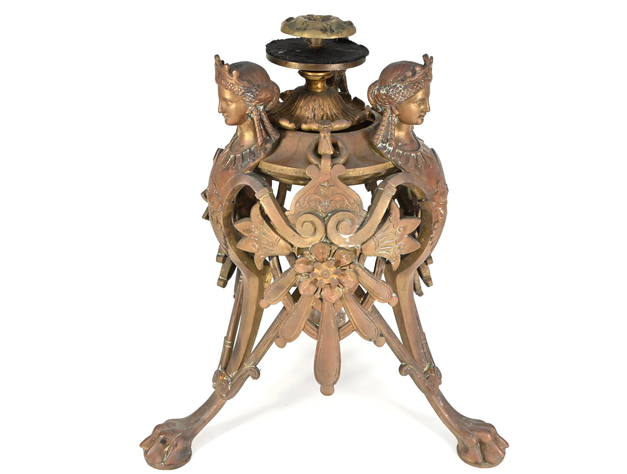 Dore Bronze Tri-Leg Figural Table Base #168834 | Auctionninja.com