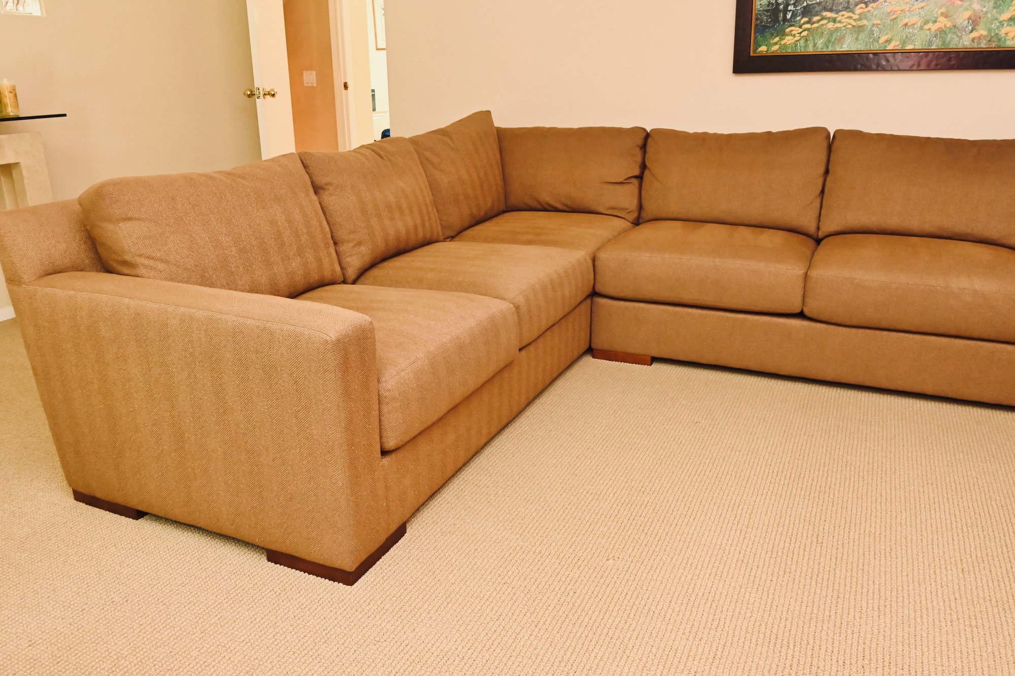 Kravet Contemporary Sectional Sofa L-Shaped, 6-Seater #160984 ...