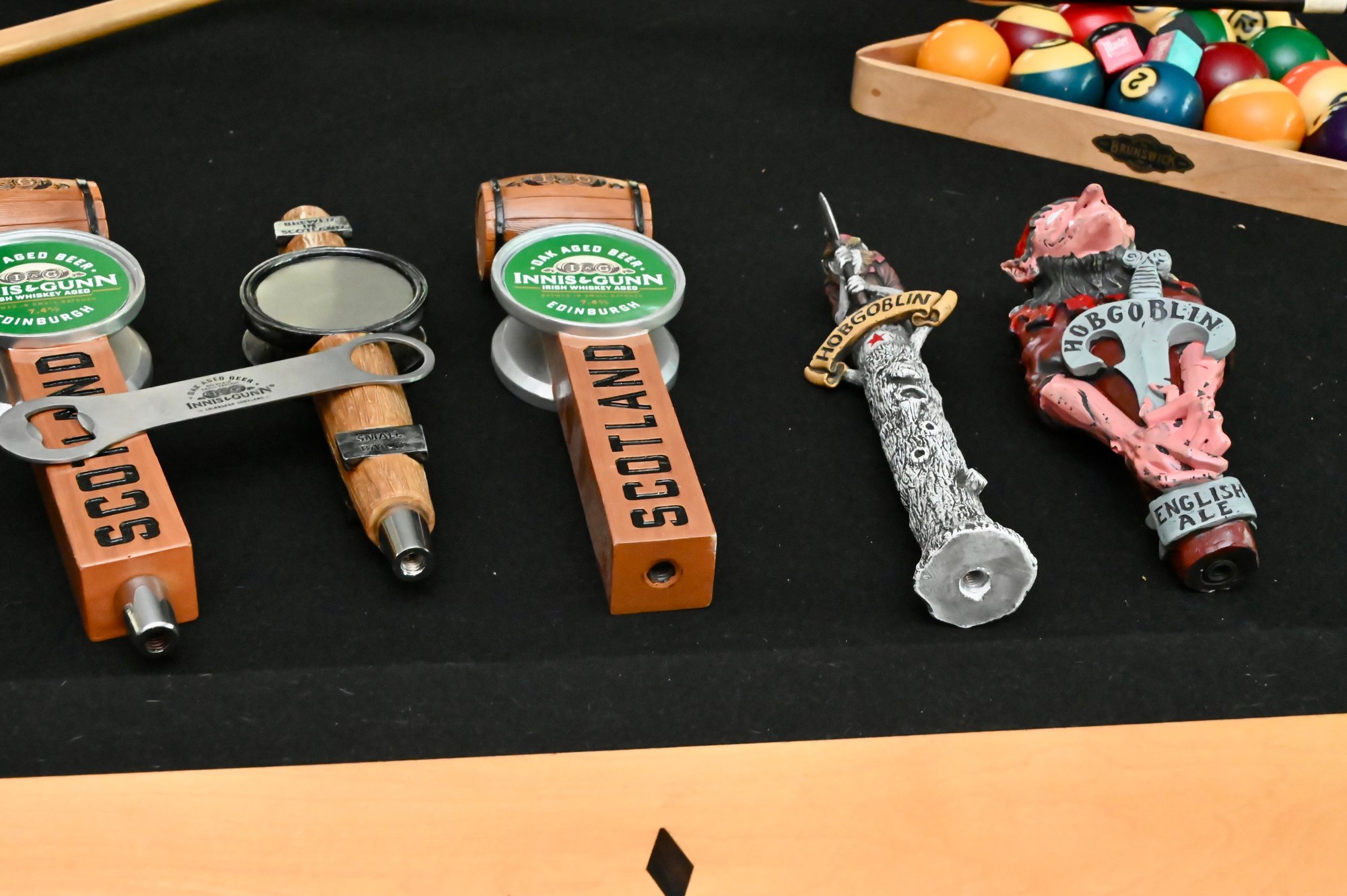 Lot Of 5 Craft Beer Tap Handles Innis & Gunn Hobgoblin English Ale ...
