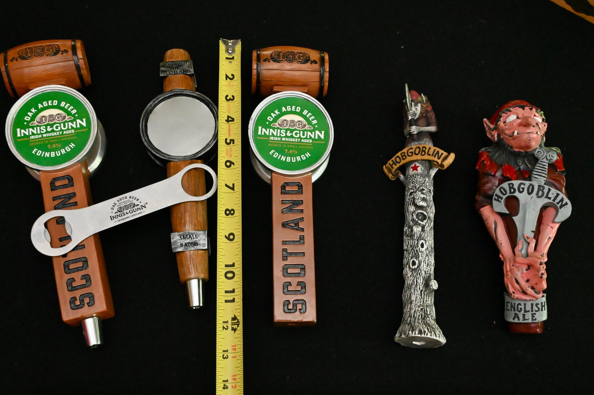 Lot Of 5 Craft Beer Tap Handles Innis & Gunn Hobgoblin English Ale ...