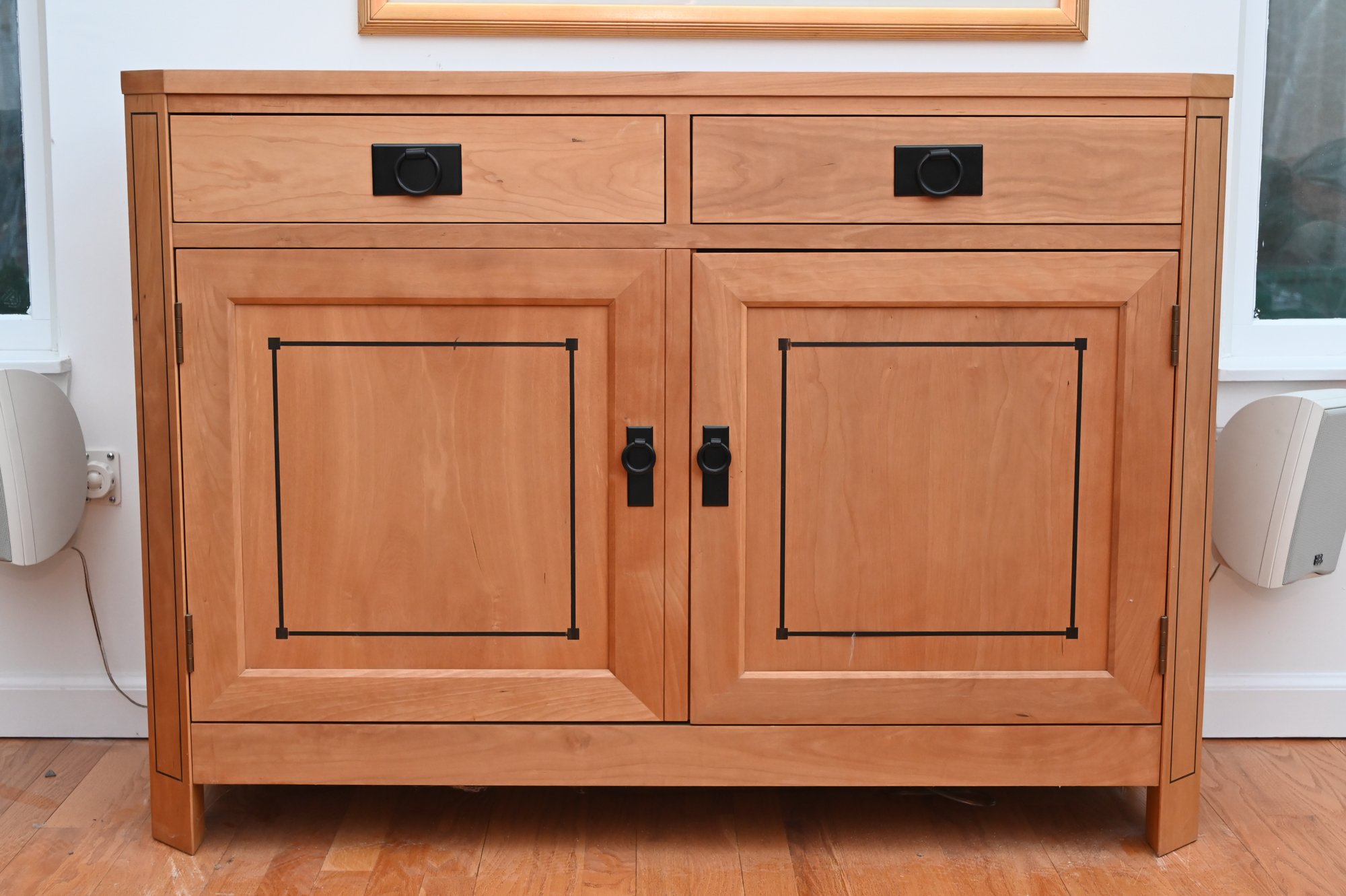 Stickley Solid Cherry Sideboard Cabinet #155324 | Auctionninja.com
