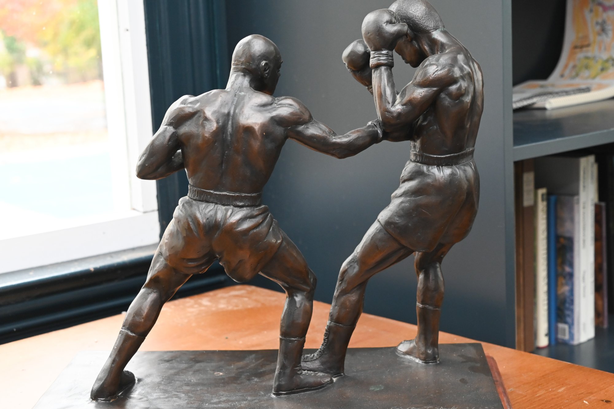Hearns -hagler Clifton J. Sheely Limited Edition Bronze Boxing ...