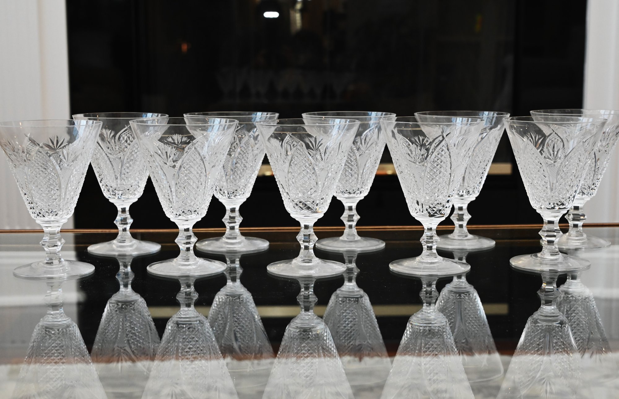 Waterford Crystal Red Wine Dunmore Glasses- Set Of 10 #152421 ...