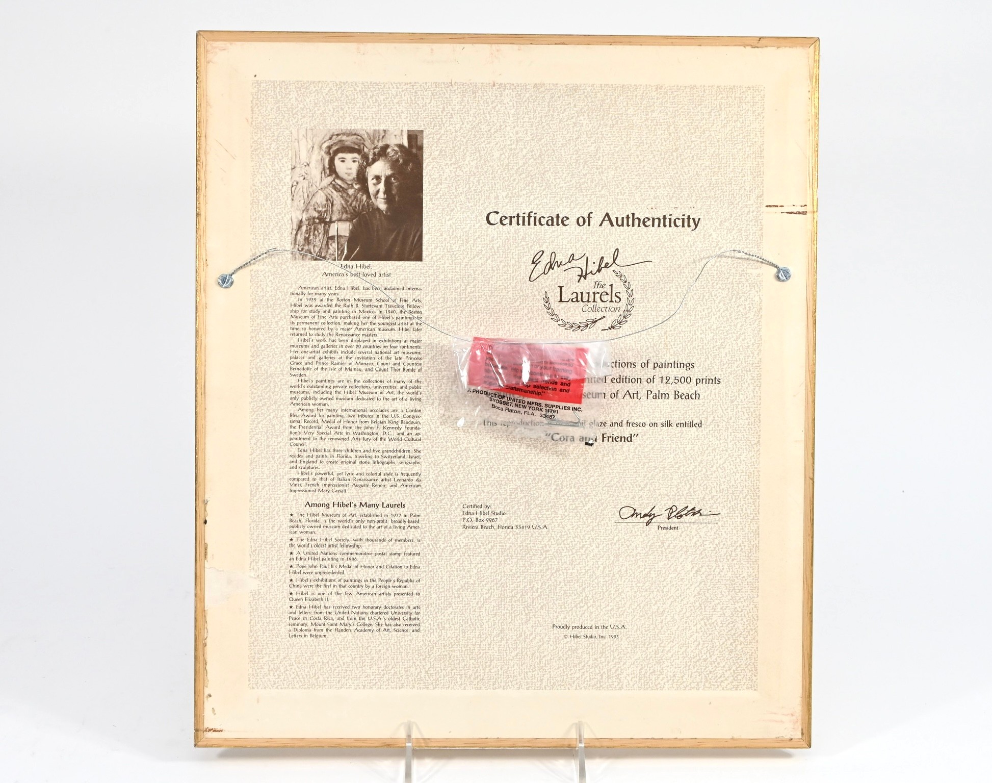 Cora And Friend By Edna Hibel Laurel Collection Limited Edition #163227 ...