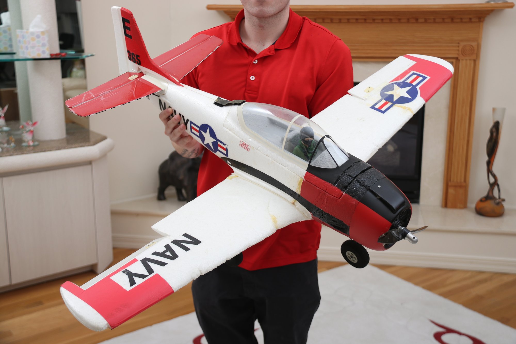 Parkzone T-28 Trojan RC Plane (2 Of 3) #103025 | Auctionninja.com