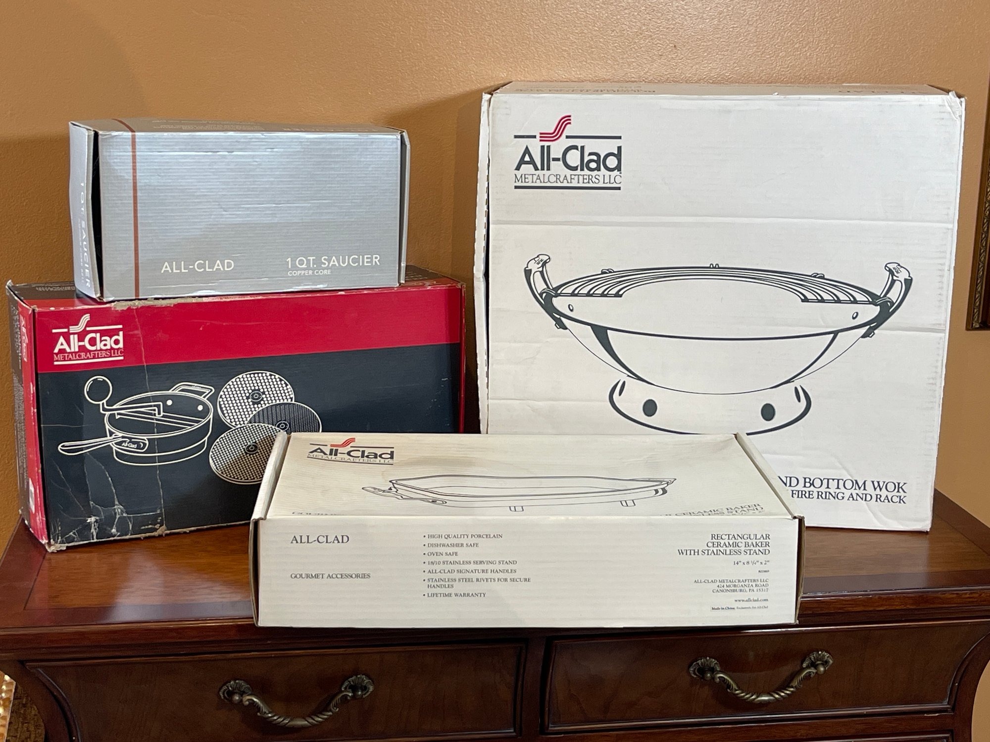 All-Clad Lot 2 Including Wok #152767 | Auctionninja.com