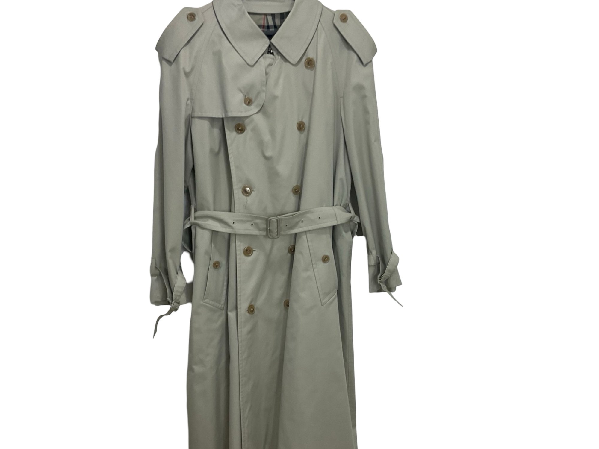 Scabal Mens Double Breasted Trench Coat #142751 | Auctionninja.com
