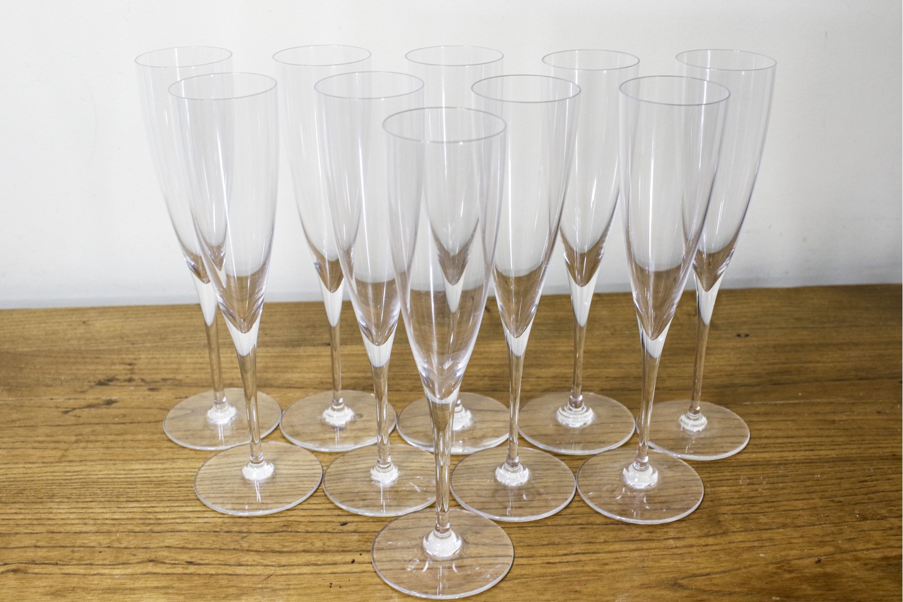 Baccarat Dom Perignon Claret Champagne Glasses- A Set Of 10 #139174 ...