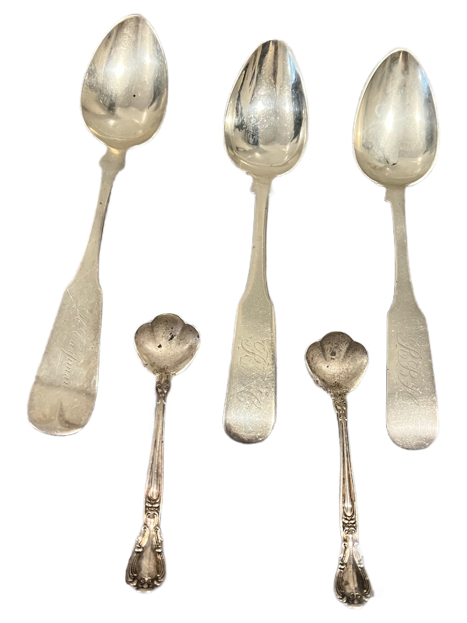 Collection Of Vintage Sterling Silver Spoons #3296 | Auctionninja.com