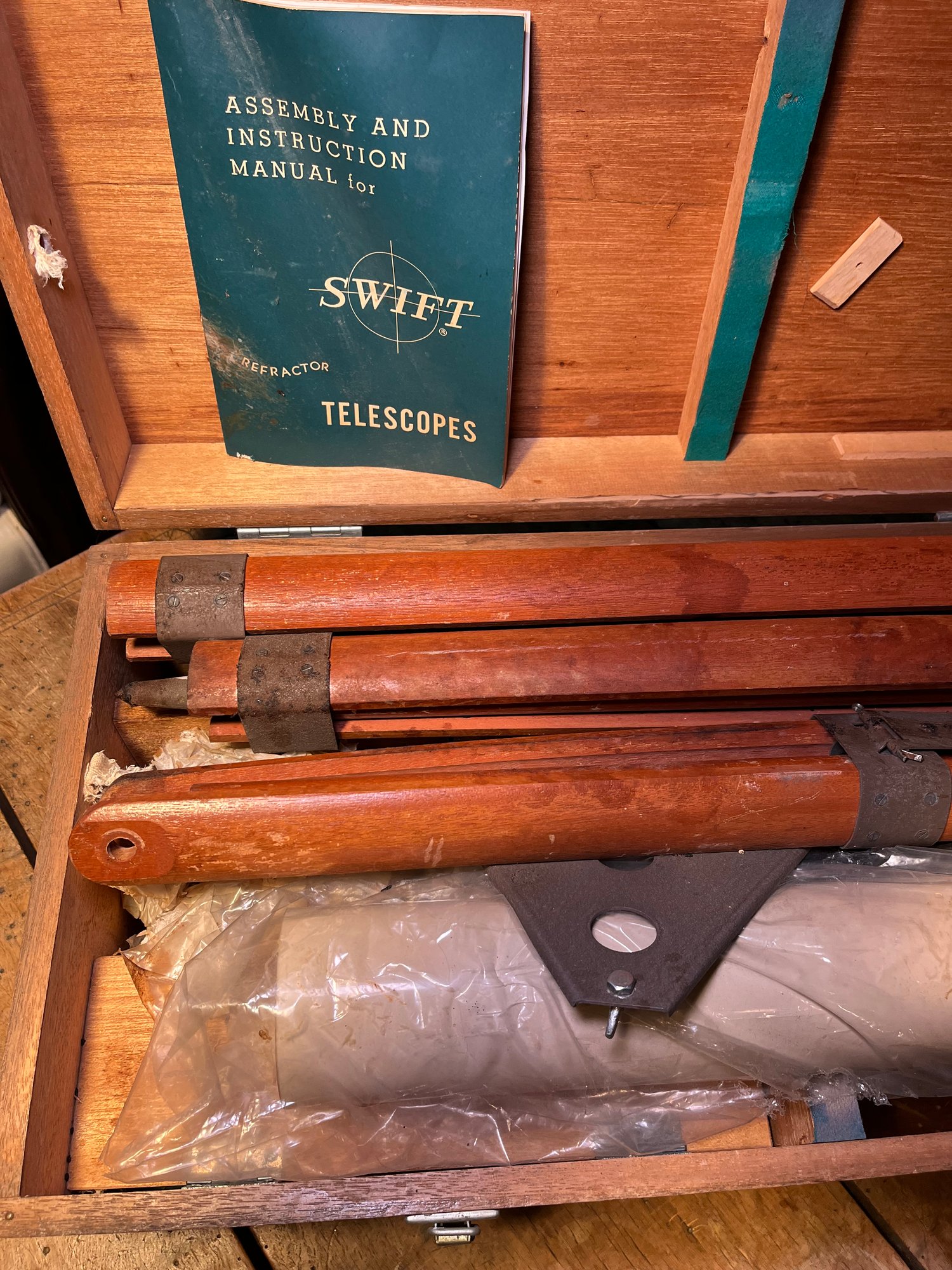 Antique Swift Telescope In Box #1667 | Auctionninja.com