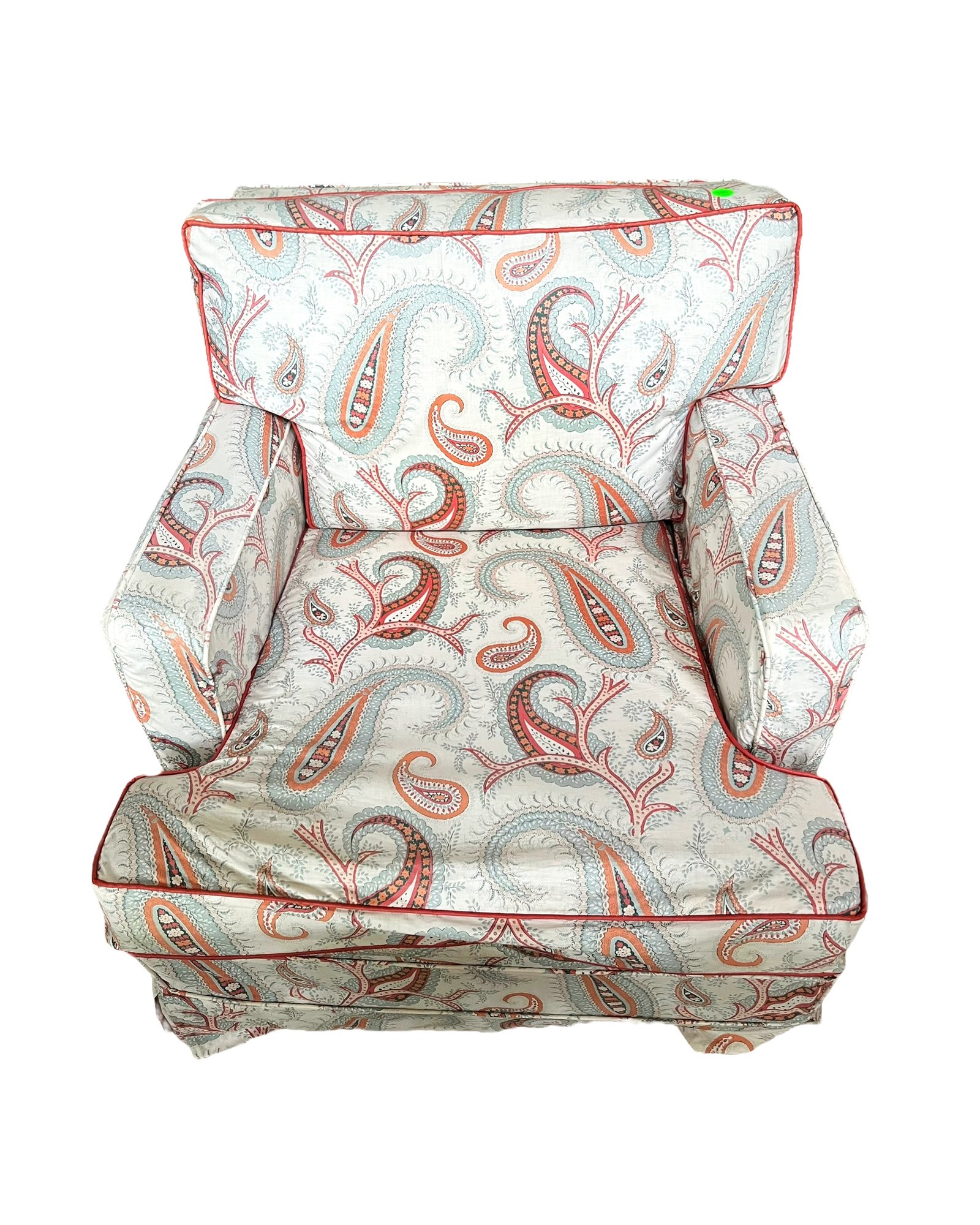 Pair - Tuxedo Style Mid Century Arm Chairs #1626 | Auctionninja.com