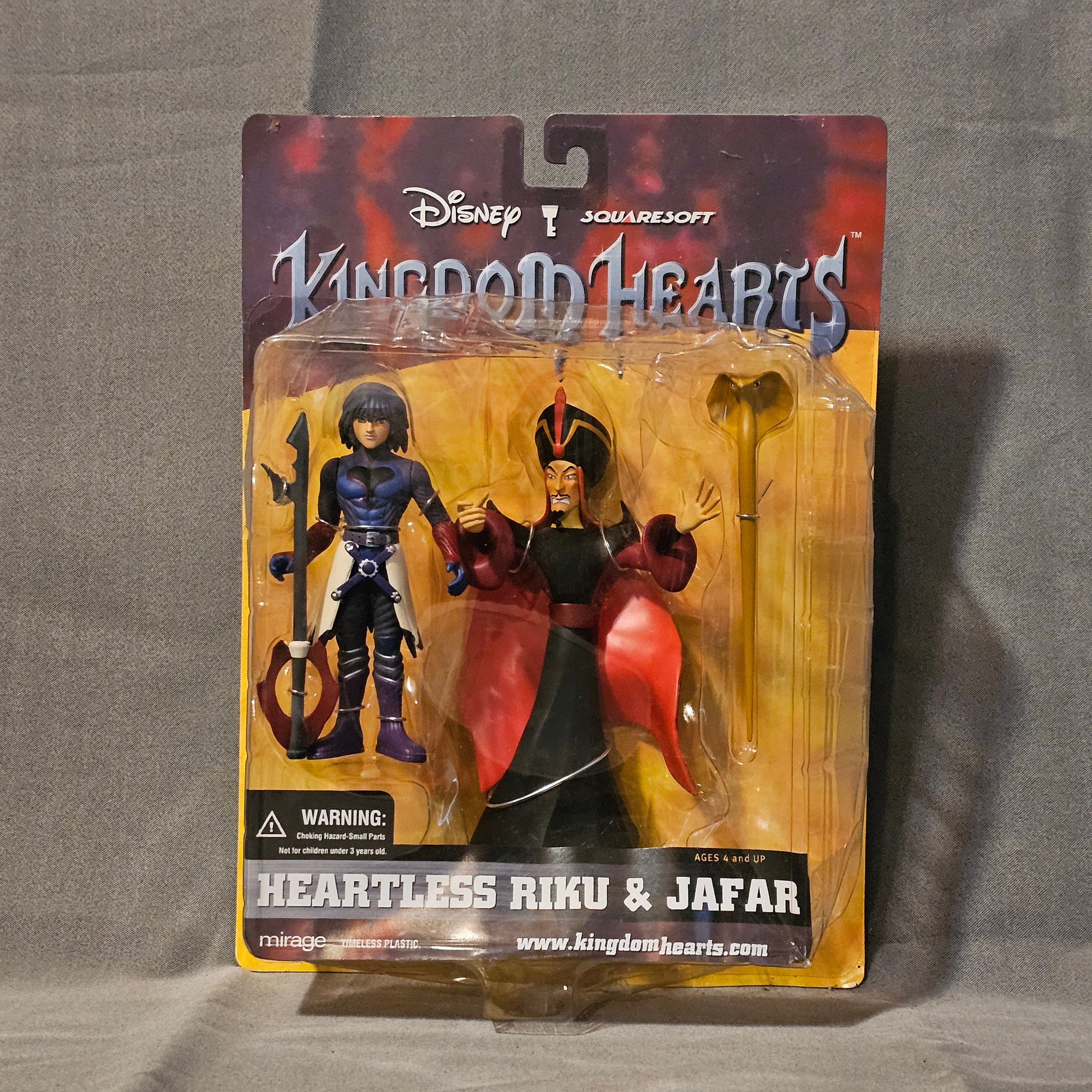 Kingdom Hearts Disney Squaresoft Heartless Riku And Jafar Action Figure ...