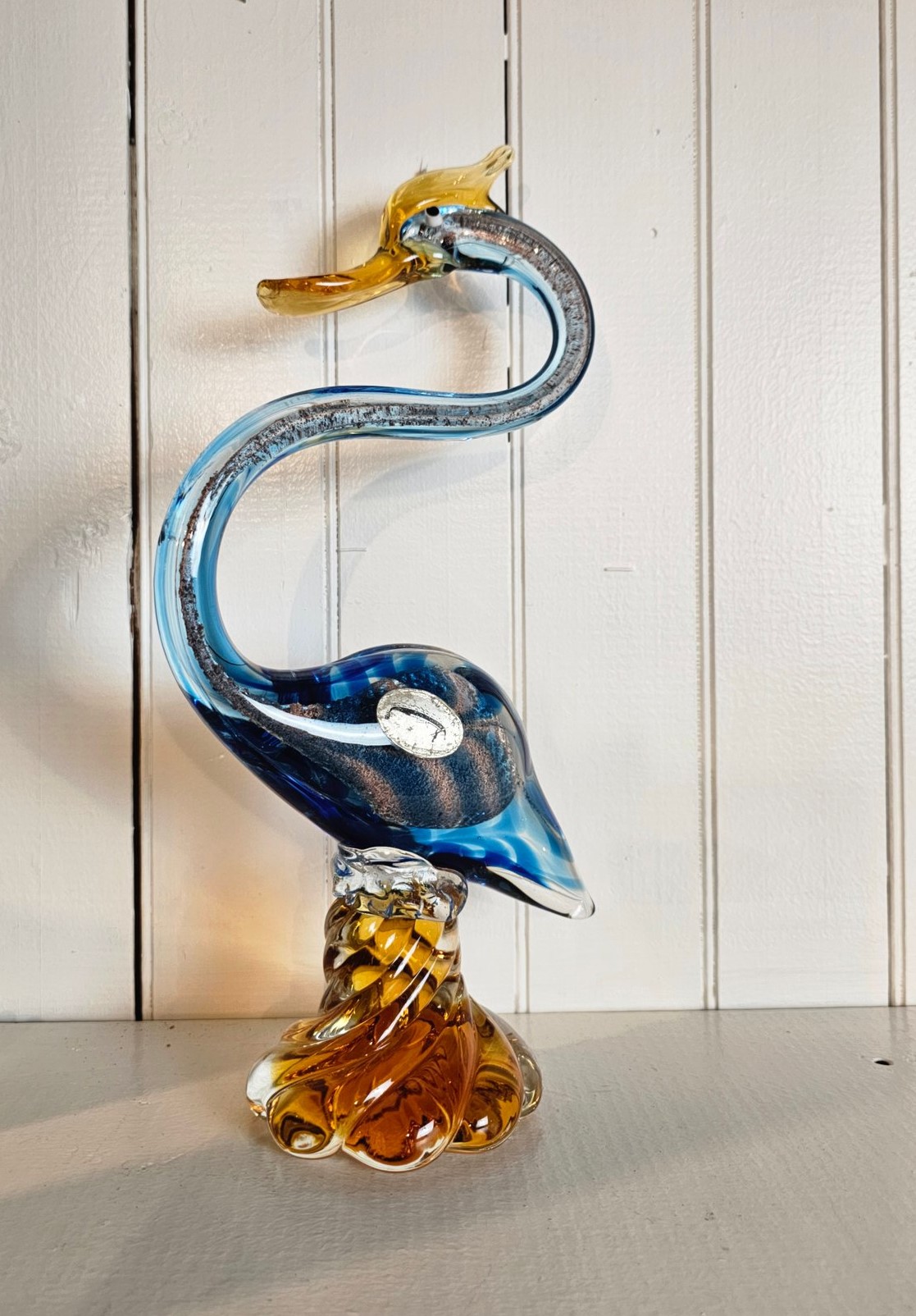 Vintage Murano Swan 14" Tall #3 #15956 | Auctionninja.com