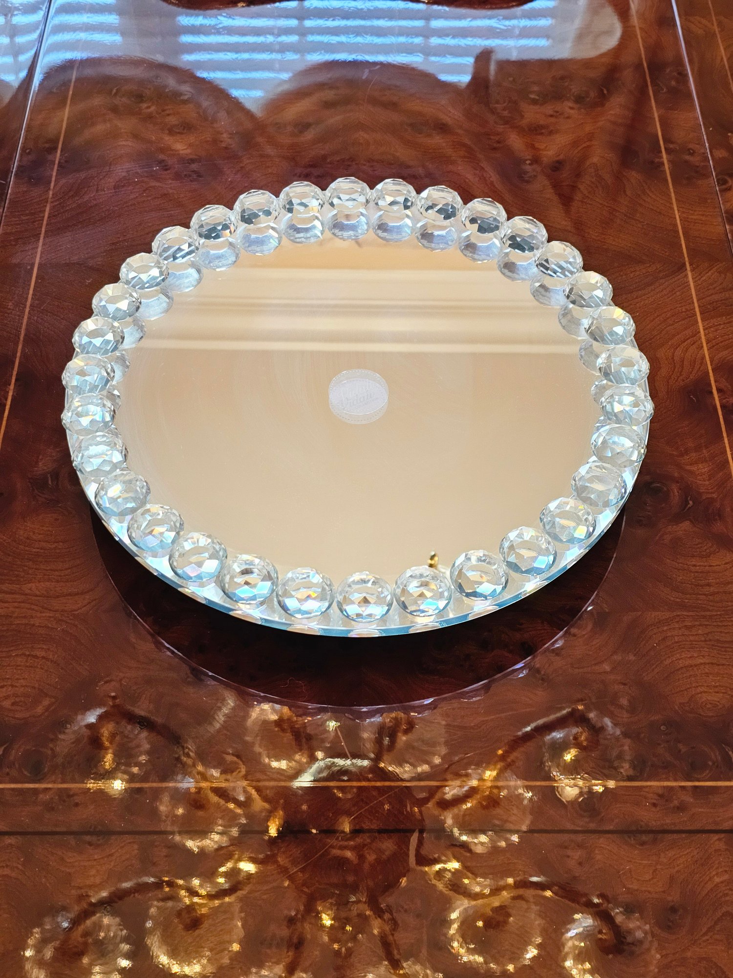 Vidali Collection Crystal Round Lazy Susan 13.5" #60 #16036 ...