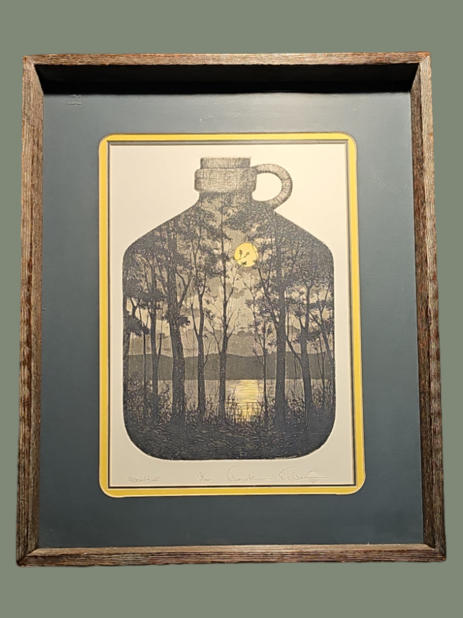 Jonathan Talbot Signed Etching Original With Document Of Authenticity ...
