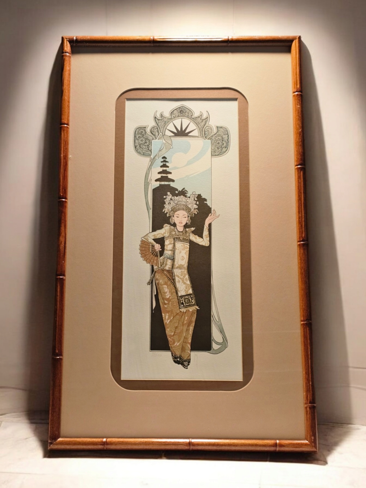 Joy Dunn Original Lithograph W/Document Of Authenticity In A Beautiful ...