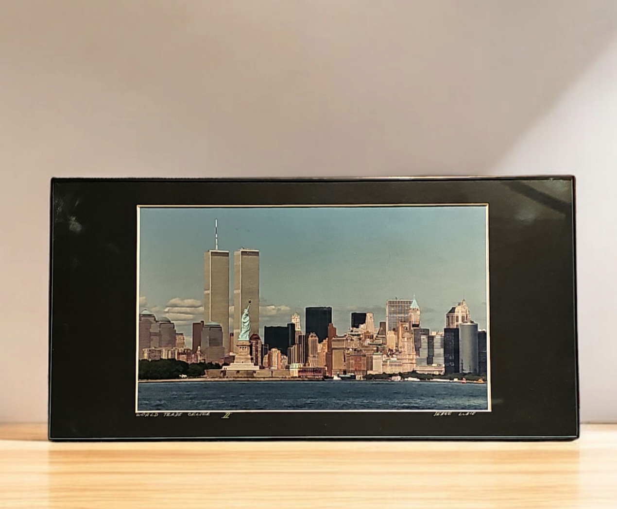 Serge Lurie Signed Color Photograph NYC World Trade Center Framed ...