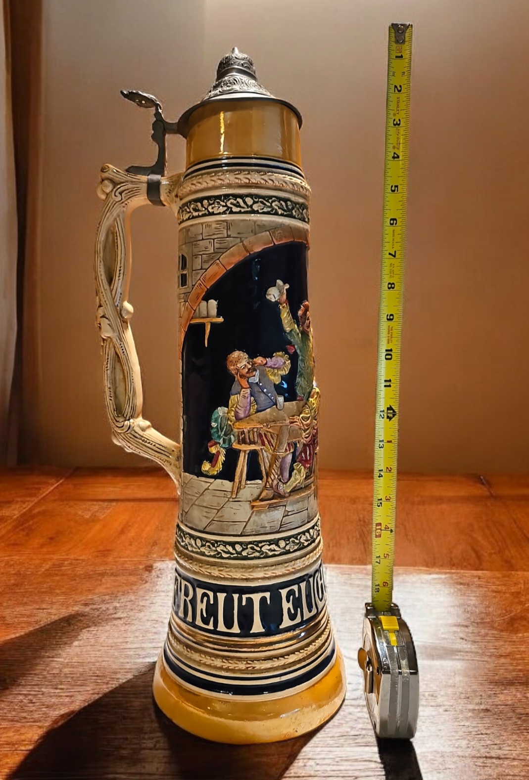 Huge Approx: 23 In Tall Authentic German Beer Stein #67 #15839 ...