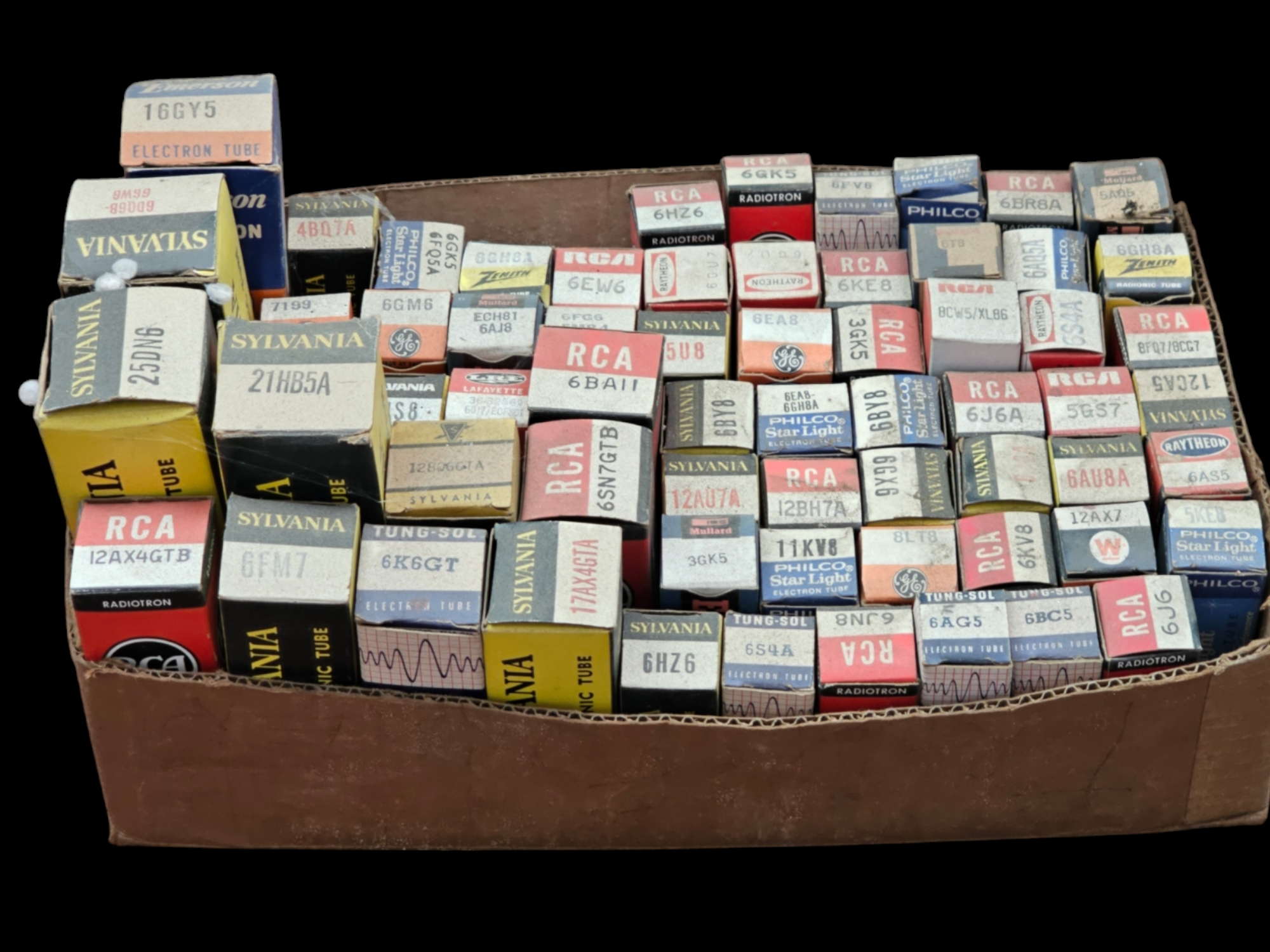 Large Lot Of Vintage Vacuum Tubes - Different Brands Please Zoom Photos ...