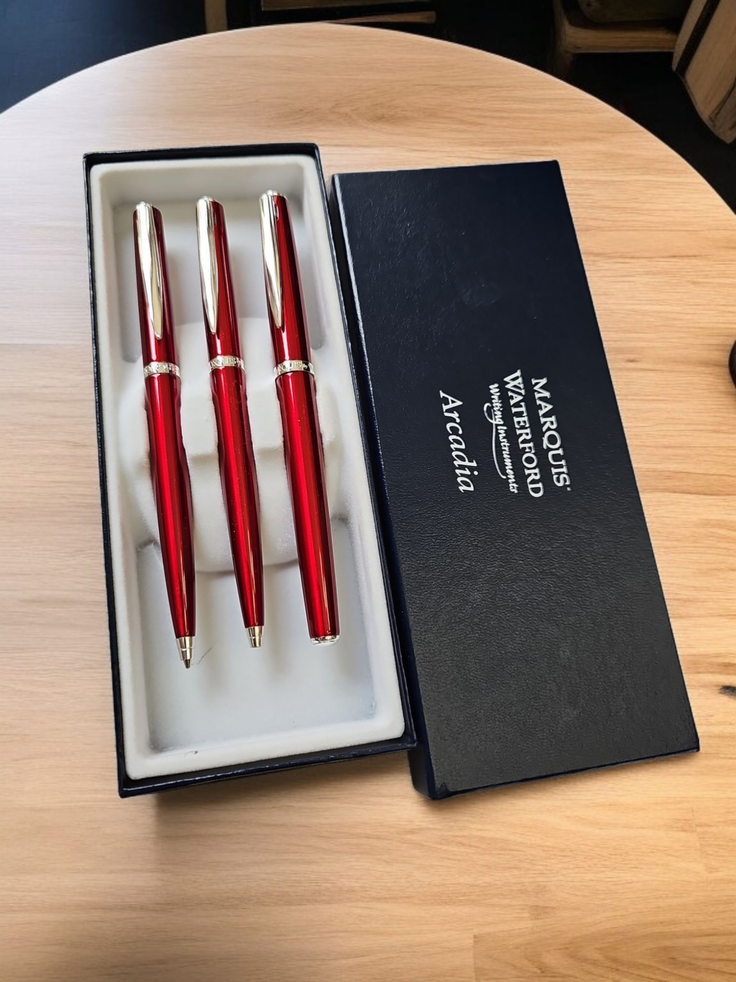 Waterford Marquis Arcadia Writing Set And Fossil Mens Wrist Watch #112 ...