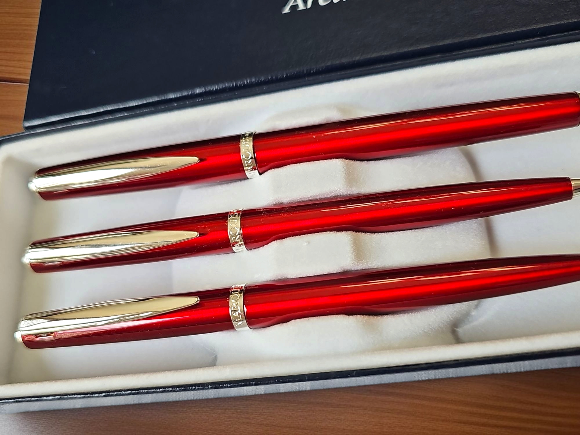 Waterford Marquis Arcadia Writing Set And Fossil Mens Wrist Watch #112 ...