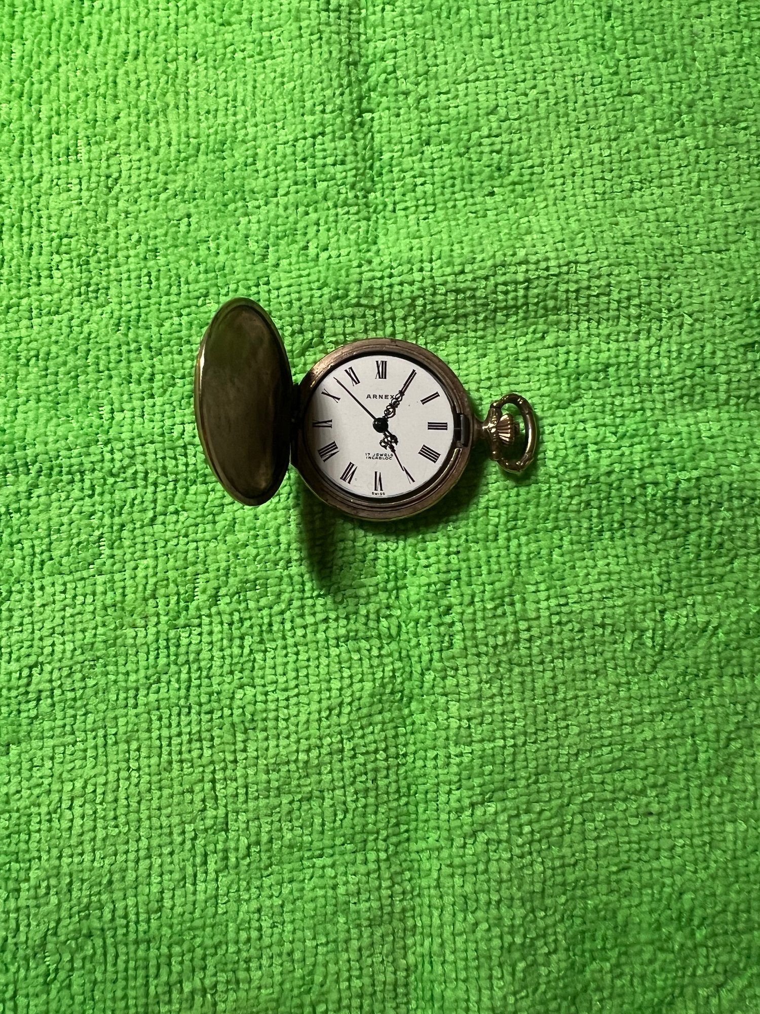 Arnex 17 Jewels Swiss Made Mini Pocket Watch #1035 | Auctionninja.com