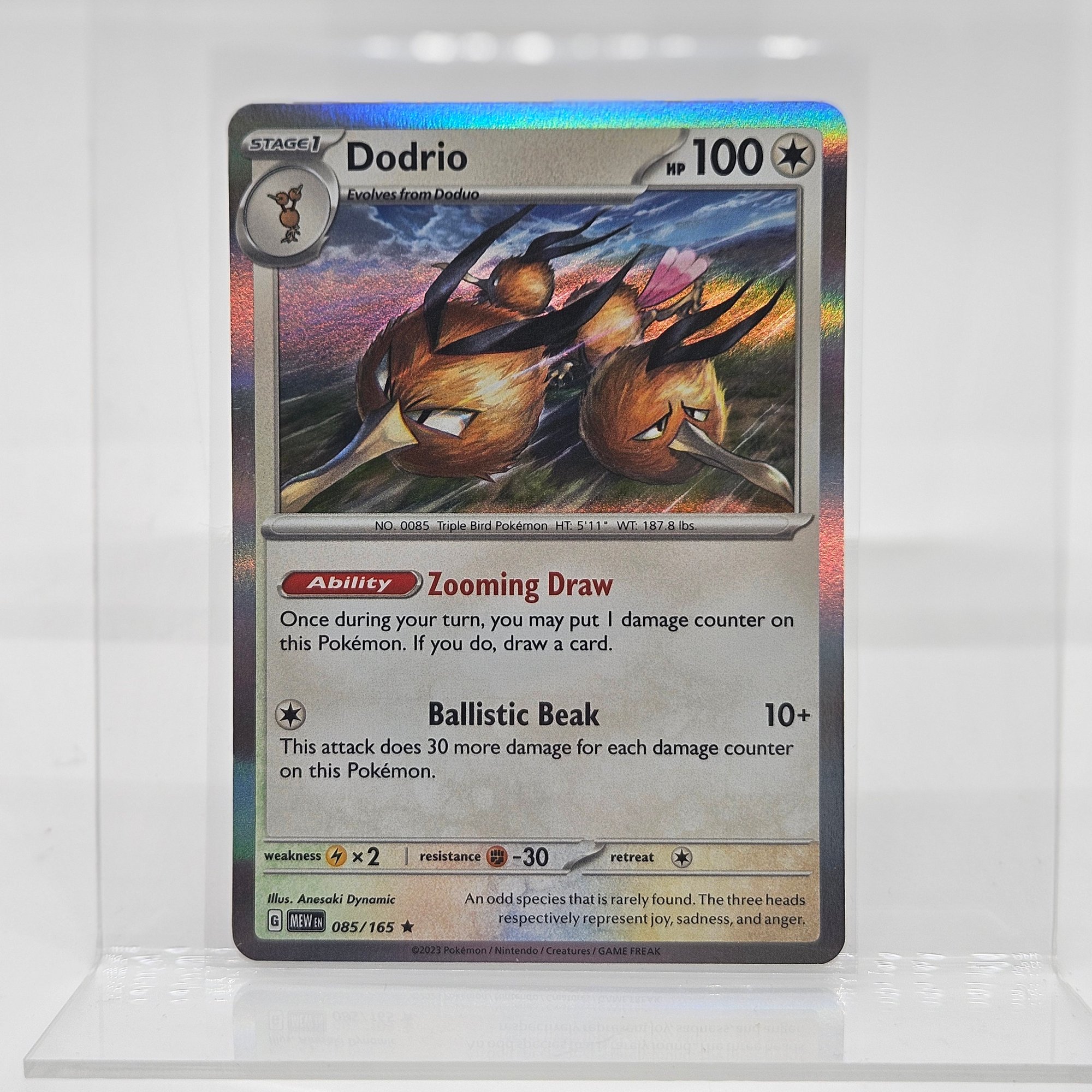 Dodrio Holo Pokemon Card 151 S & V #12721 | Auctionninja.com