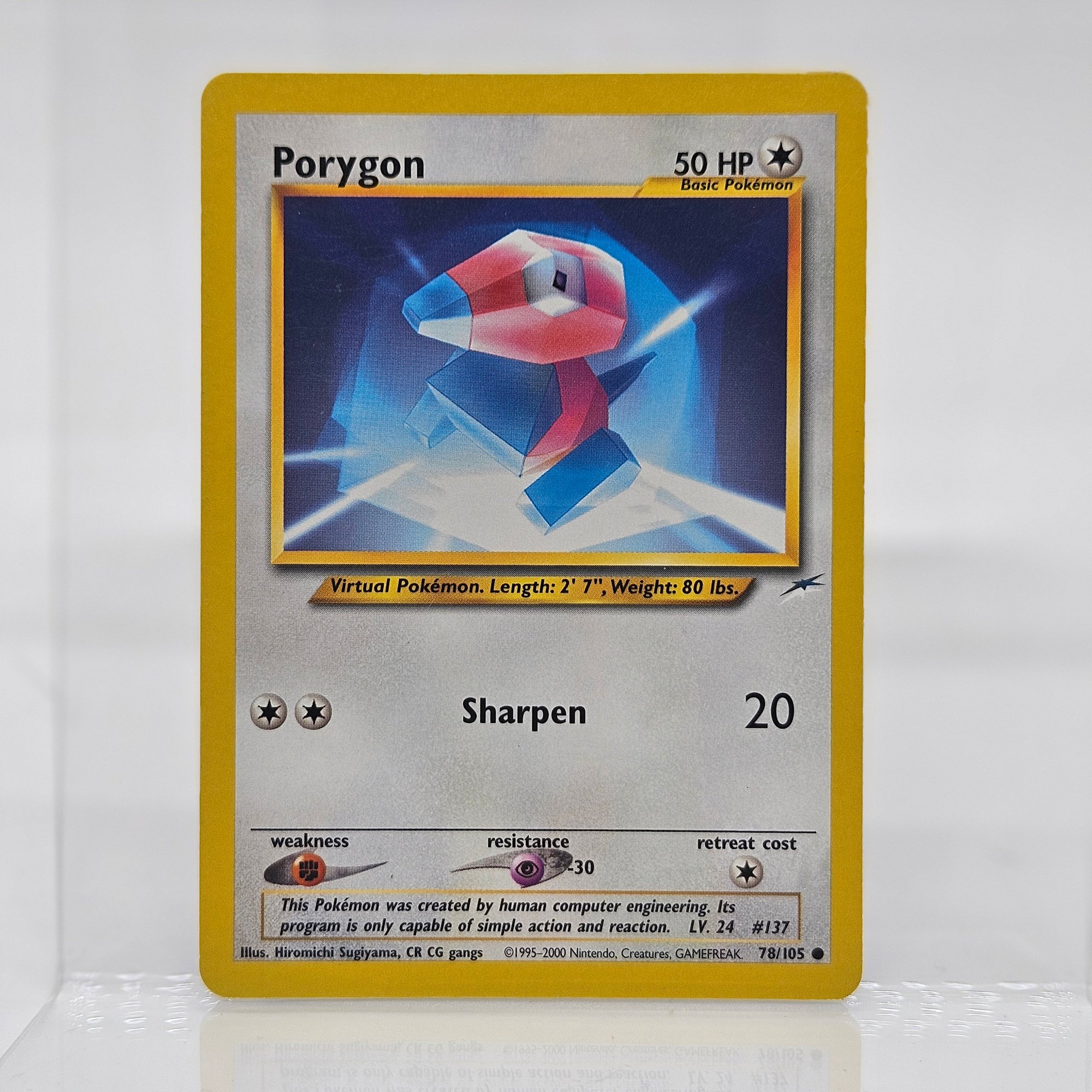 Porygon Vintage Pokemon Card Neo Set #8975 | Auctionninja.com