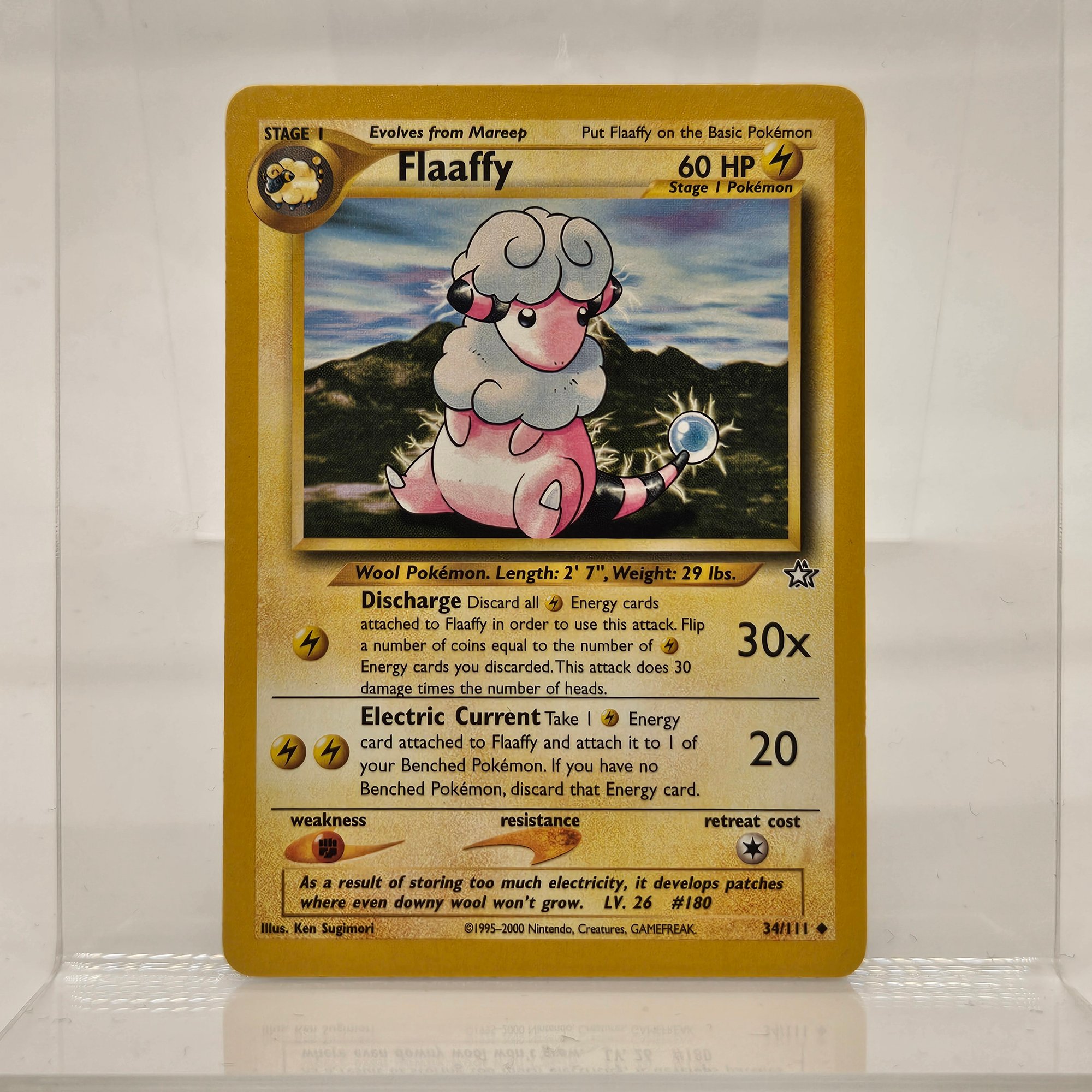 Flaffy Vintage Pokemon Card Neo Series #10566 | Auctionninja.com