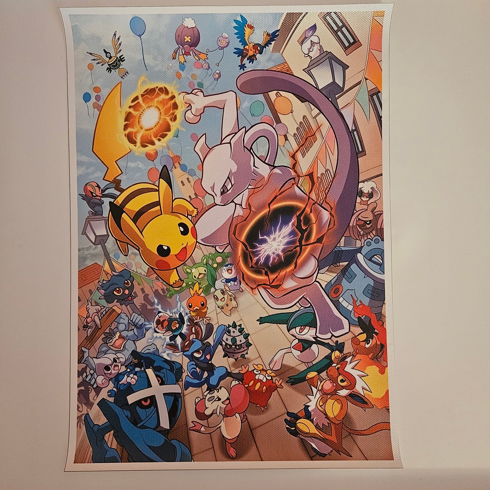 Mewtwo VS Pikachu Pokemon Rumble Pokemon Poster #16239 | Auctionninja.com