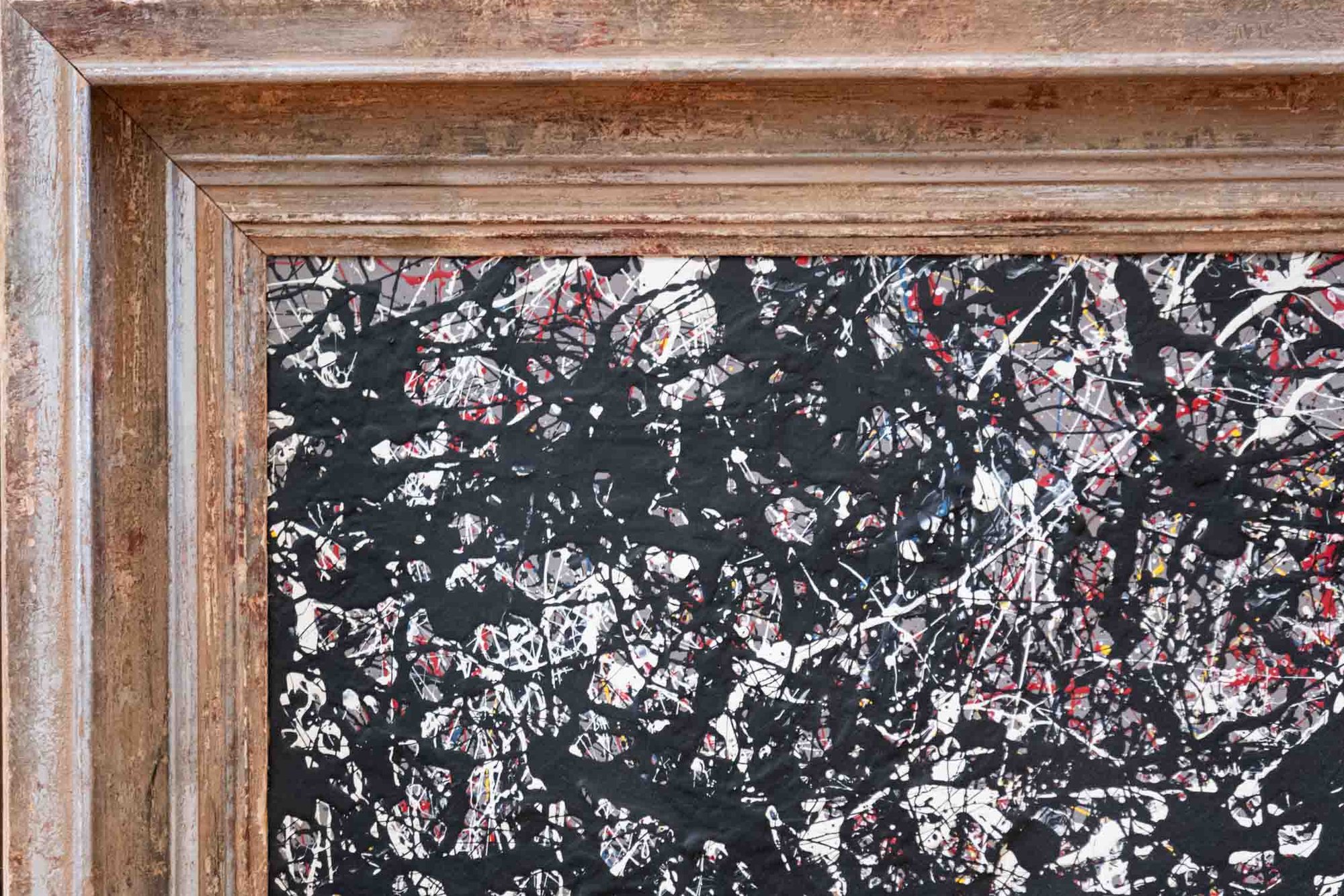 1950s Expressionist Oil On Masonite Signed Jackson Pollock Verso With ...