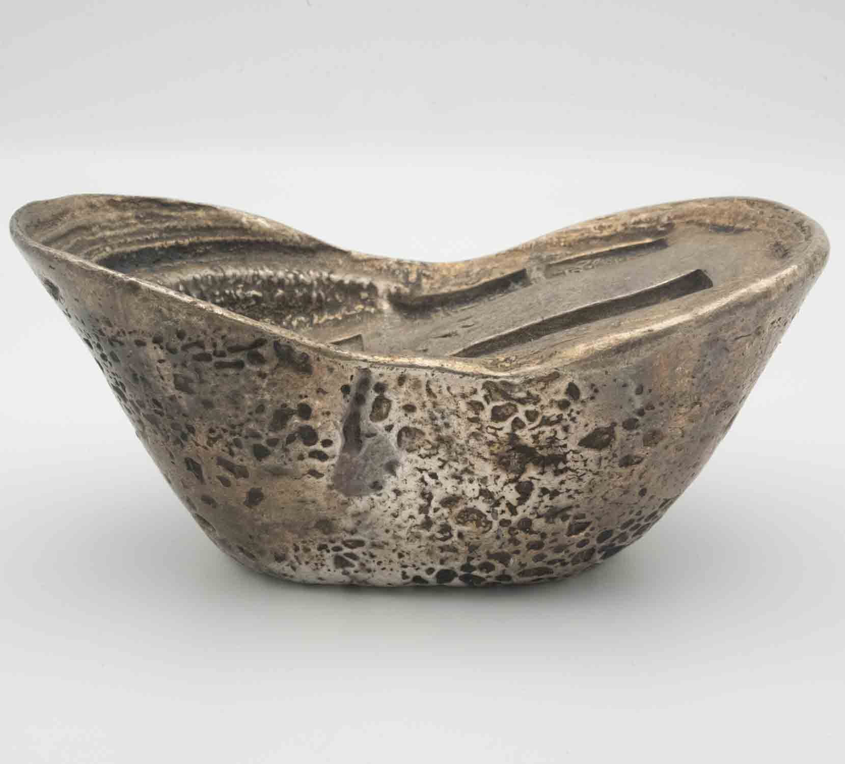 Old Chinese Immitation Silver Ingot #17264 | Auctionninja.com