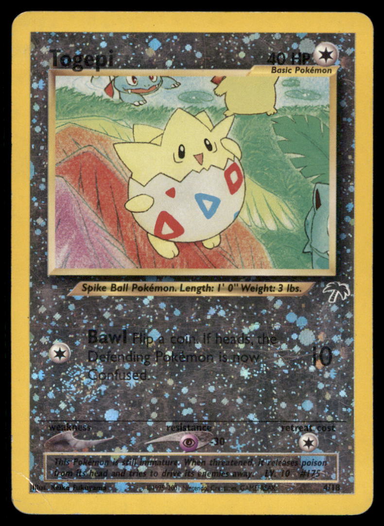 Togepi Southern Islands #04/18 Holo Pokemon Card #31516 | Auctionninja.com