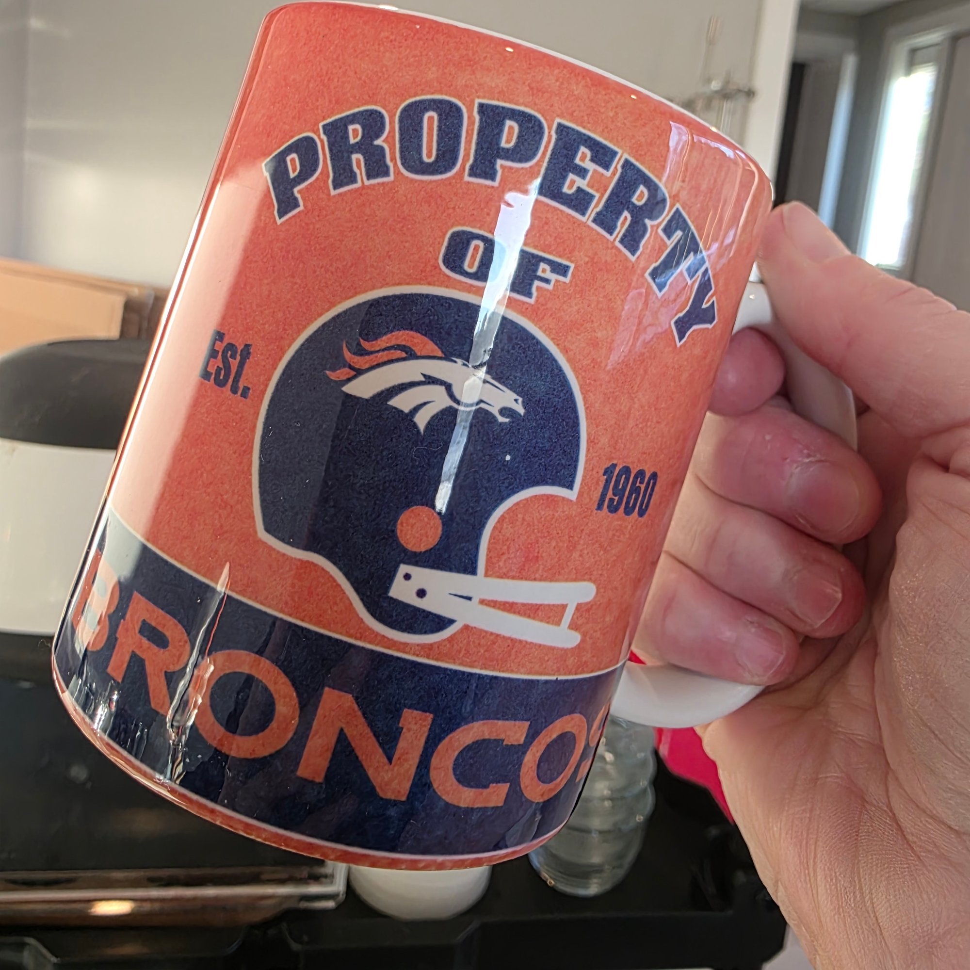 Vintage Genuine Drinkware Denver Broncos Coffee Mug #3770 ...