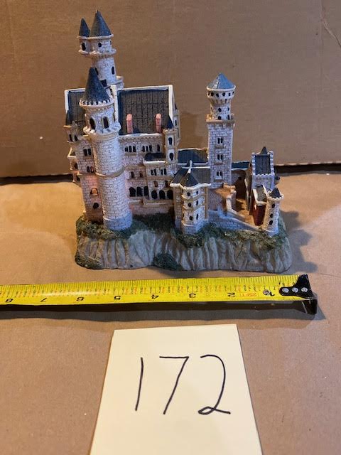 Hand-painted Poly Resin Lighted Neuschwanstein Castle #14463 ...