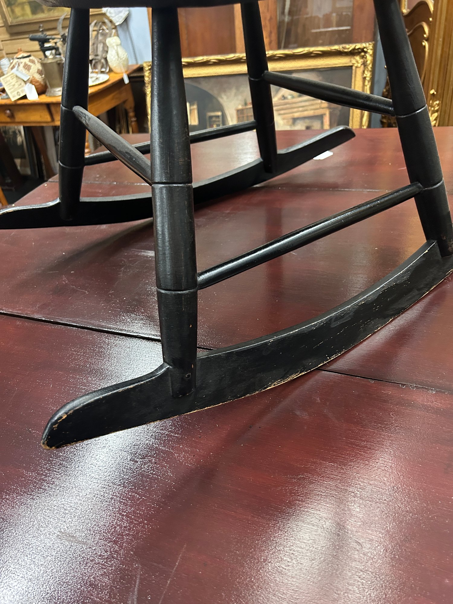 Stunning 18th Century American Windsor Comb Back Rocking Chair #26961 ...