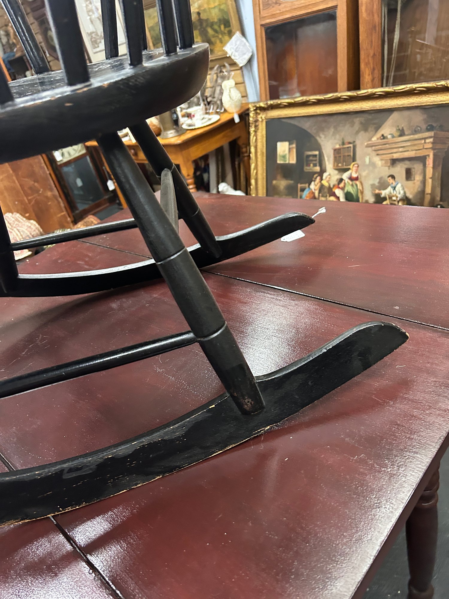 Stunning 18th Century American Windsor Comb Back Rocking Chair #26961 ...