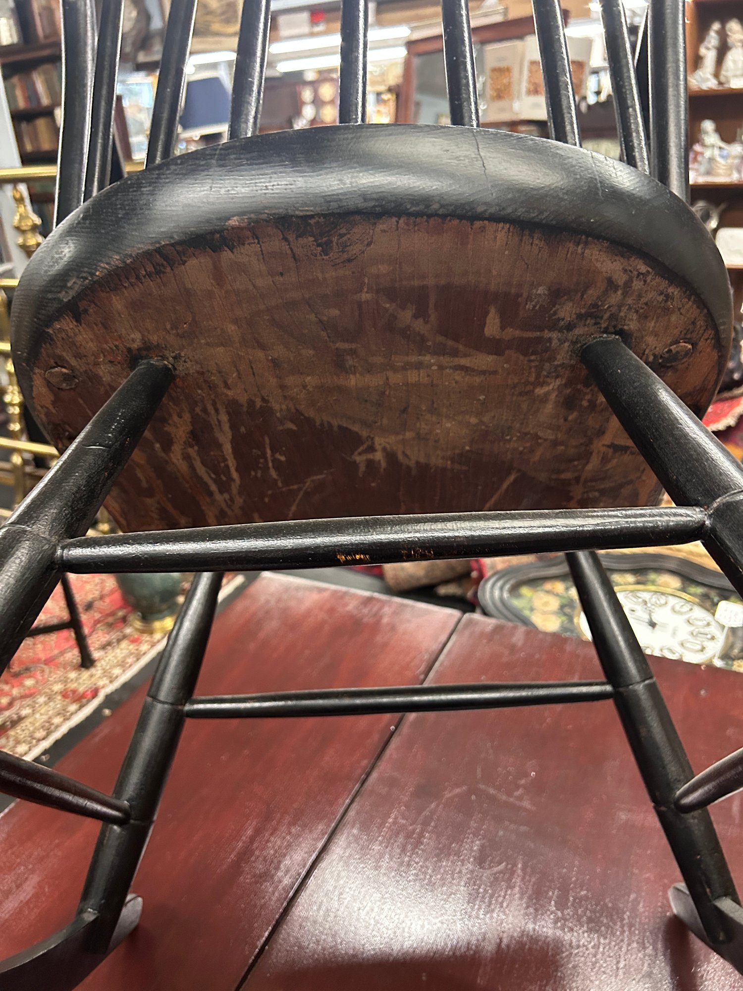 Stunning 18th Century American Windsor Comb Back Rocking Chair #26961 ...