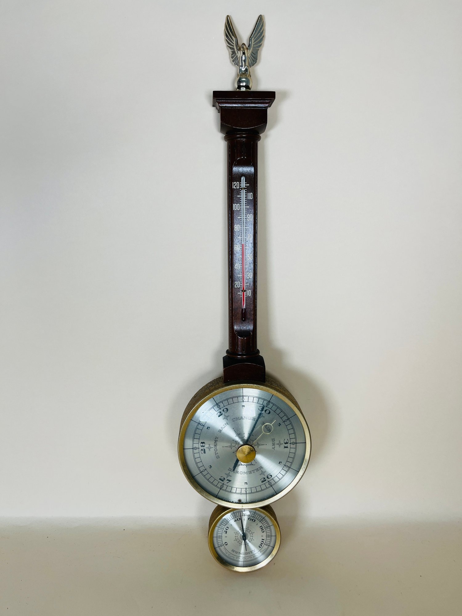 Vintage Airguide Barometer & Thermometer #29622 | Auctionninja.com