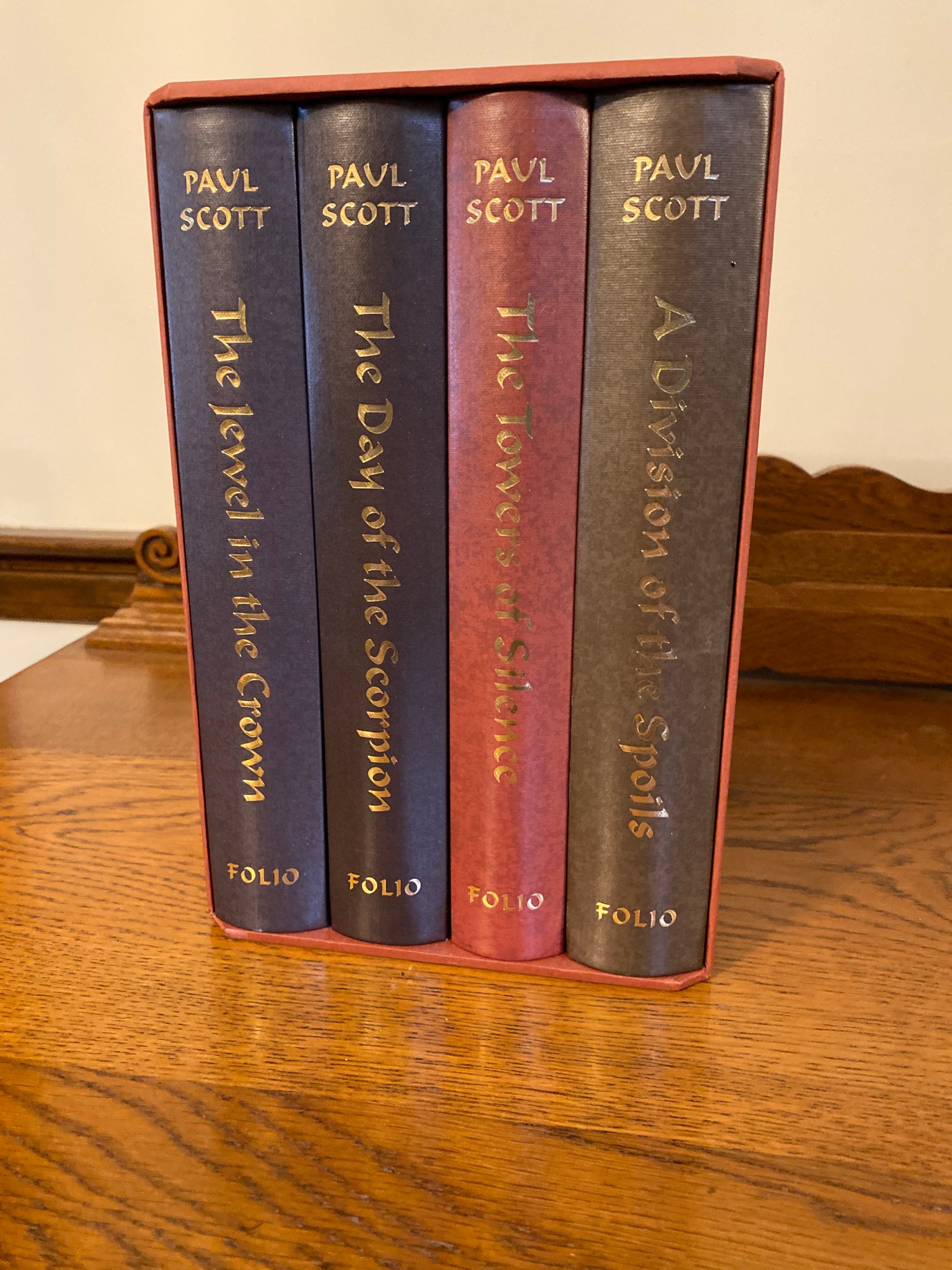 The Rai Quarter 4 Book Set By Paul Scott Folio Society Eddition #26152 ...