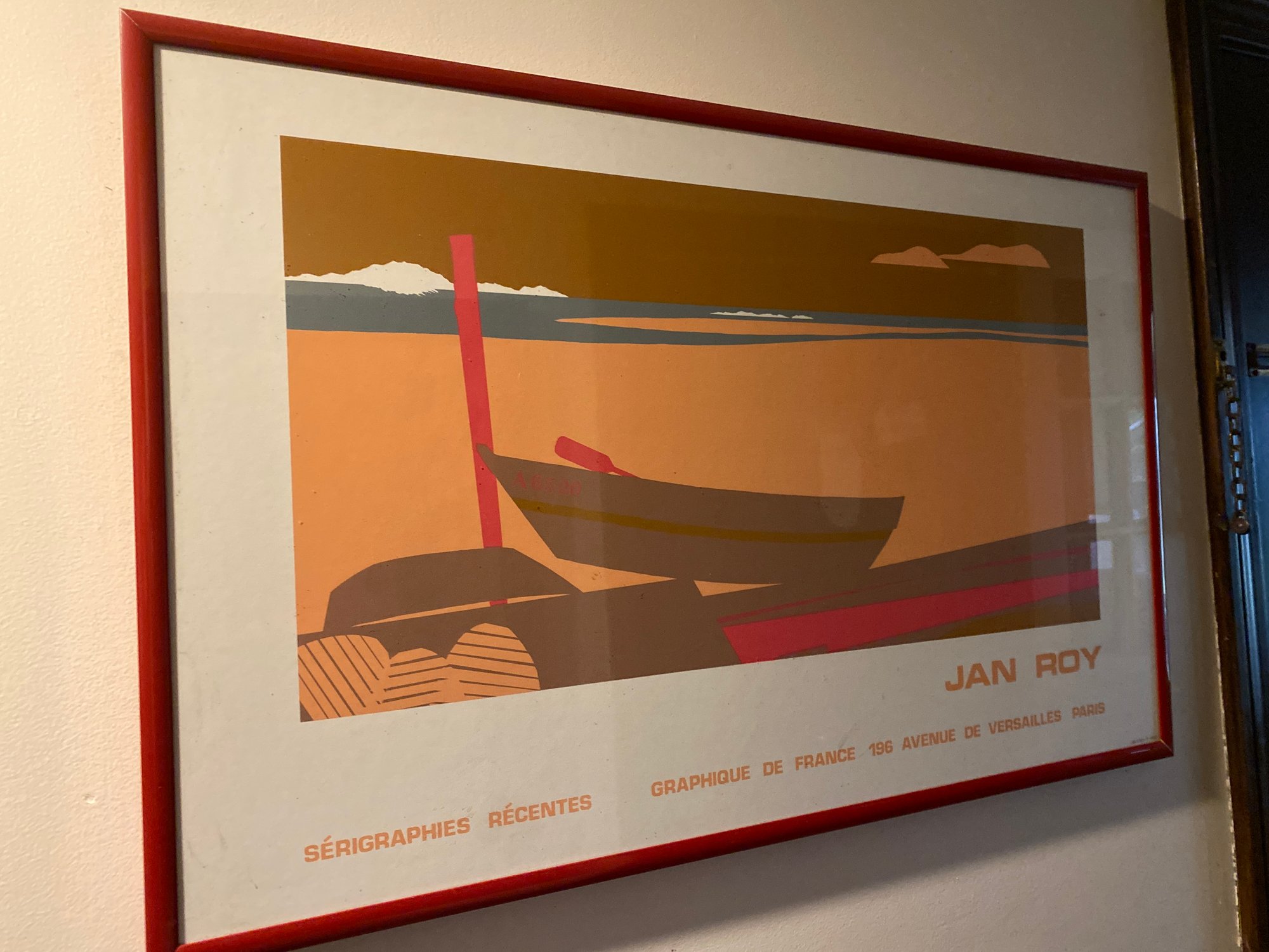 James Roy Poster 1984 Beach Scape #26365 | Auctionninja.com