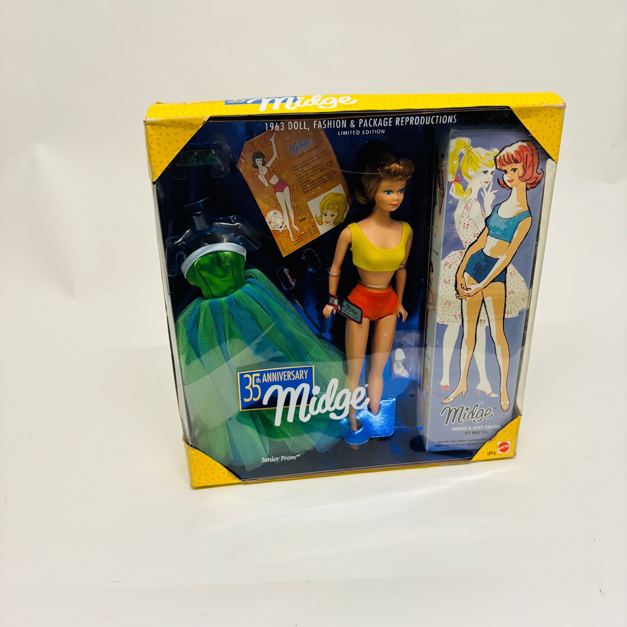 35th Anniversary 1963 Midge Barbie Doll New In Box #29118 ...