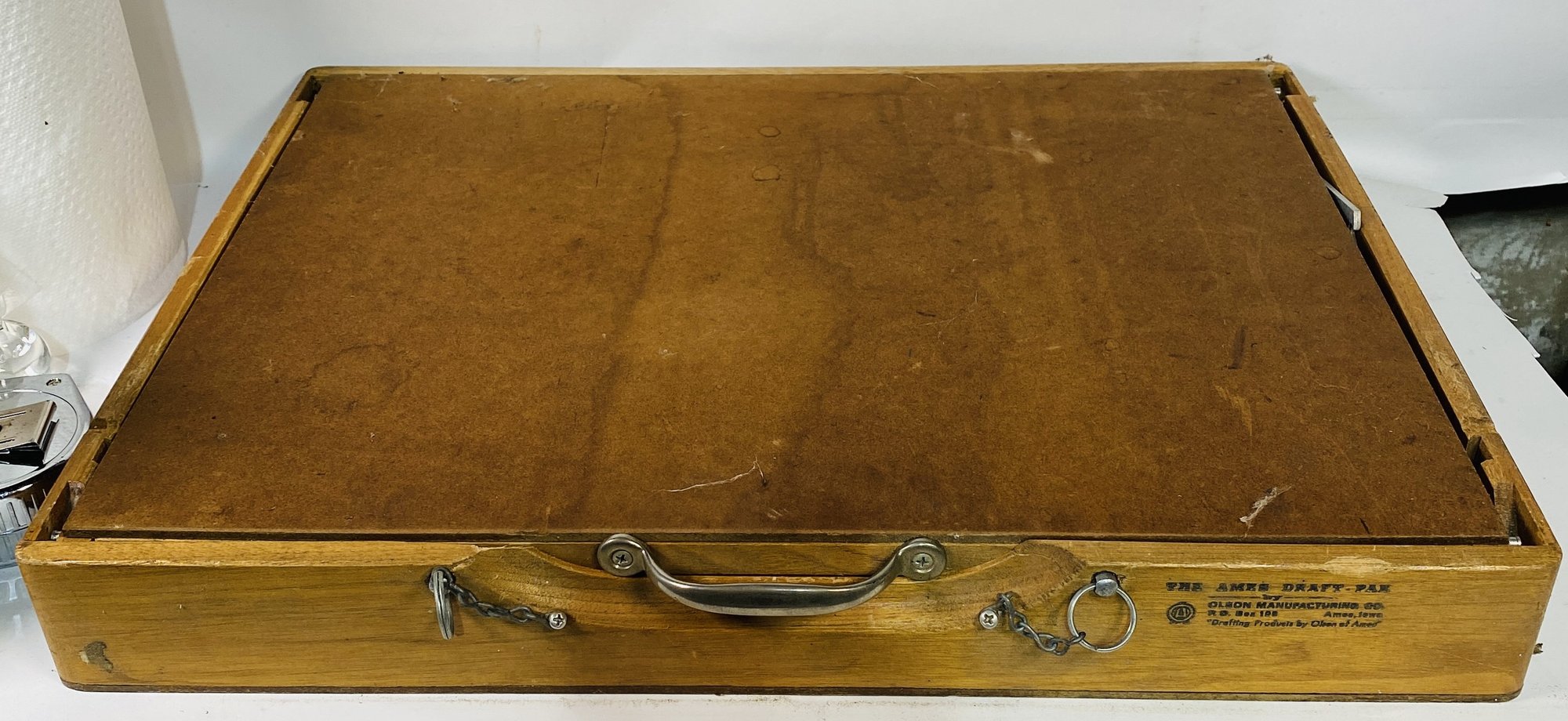 Vintage Ames Drafiting Pax Wooden Drafting Box #19323 | Auctionninja.com